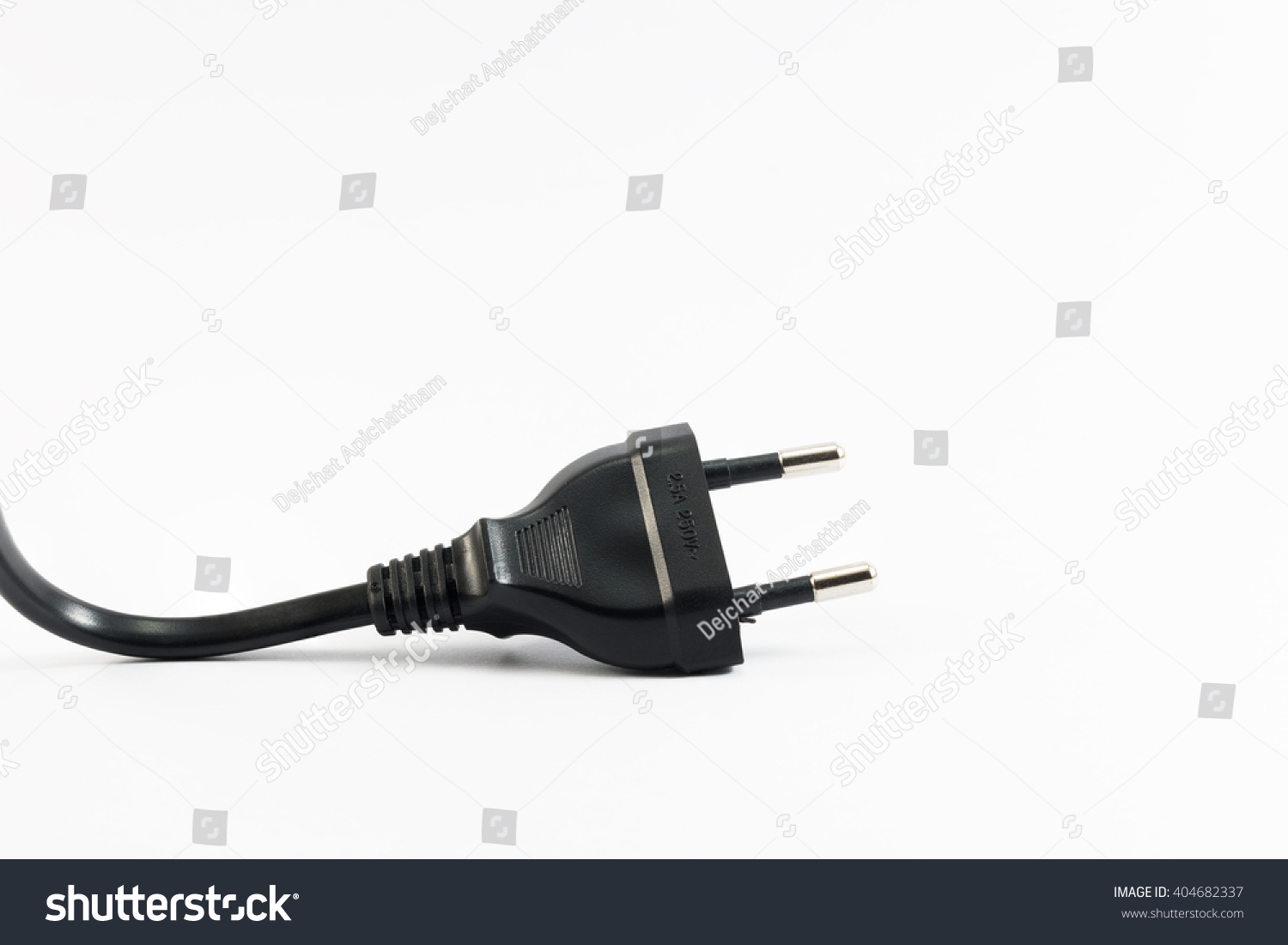 Black Plug Socket Isolated On White Stock Photo 404682337 | Shutterstock