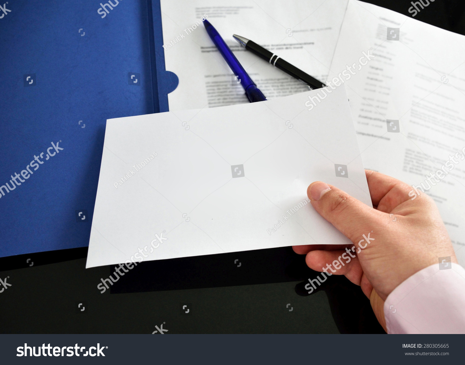Photo de stock Blank Notepad Annotations Application Portfolio ...