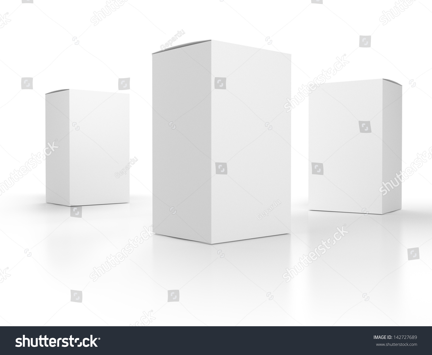 composición de cuadros de papel en: ilustración de stock 142727689 ...