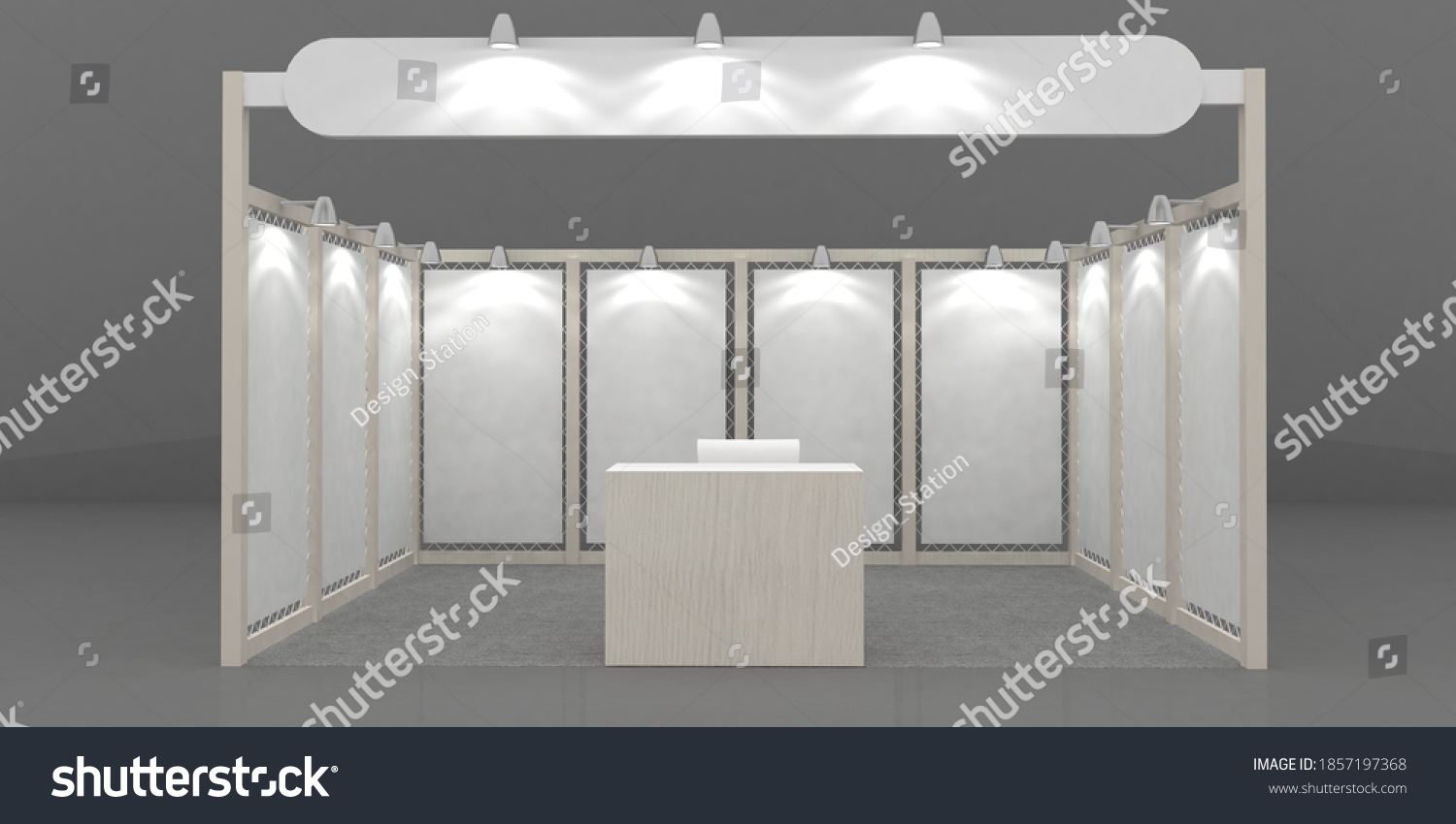 Blank White Trade Exhibition Booth System Stock Illustration 1857197368 ... Blank White Trade Exhibition Booth System Stock Illustration 1857197368 ...