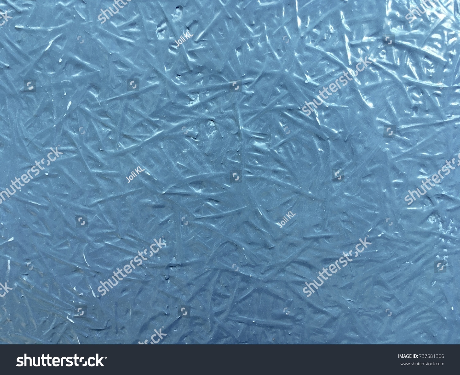 Blue Plastic Texture Floor Background Stock Photo (Edit Now) 737581366