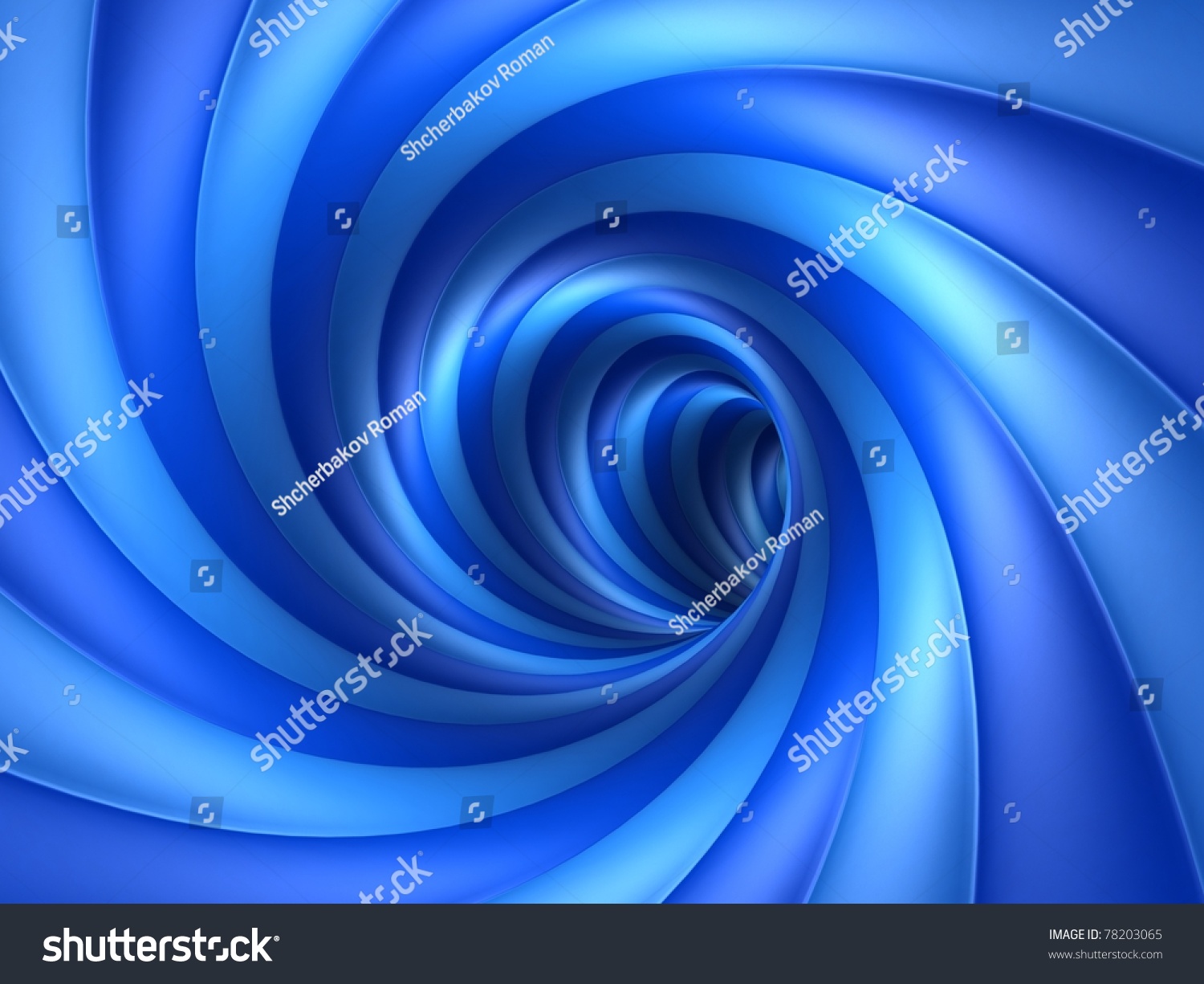 Blue Vortex Stock Photo 78203065 : Shutterstock