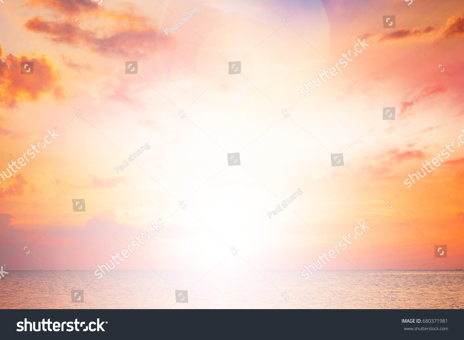 Blurred Sunset Background Stock Photo 680371981 | Shutterstock