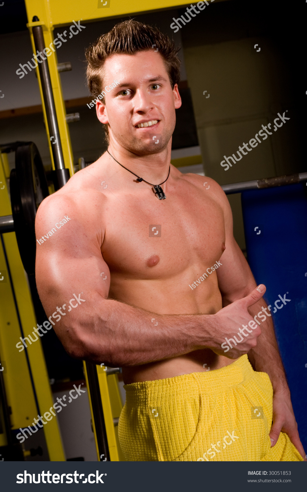 Bodybuilder Posing Stock Photo 30051853 | Shutterstock