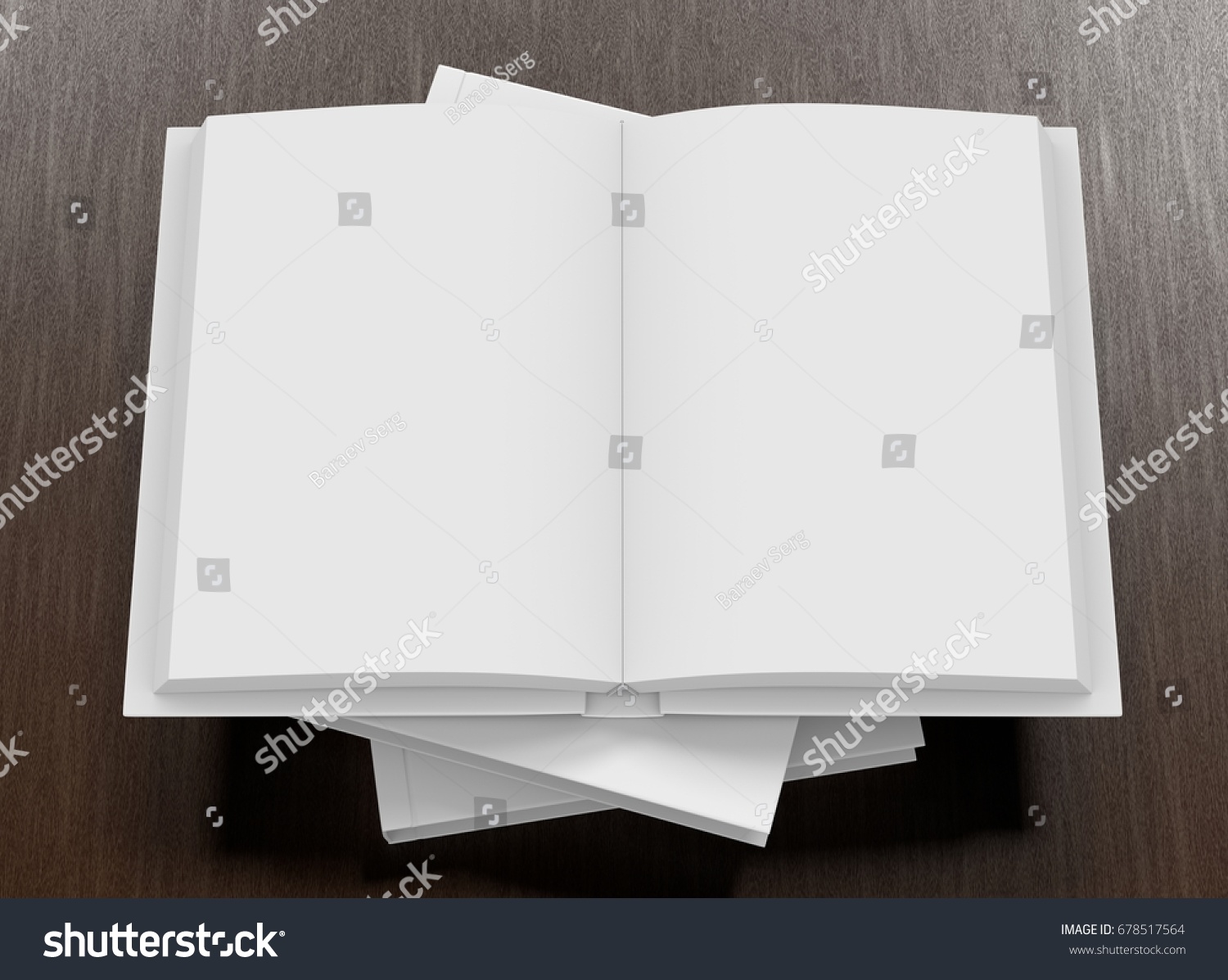Book Template 3d Rendering Stock Illustration 678517564 | Shutterstock