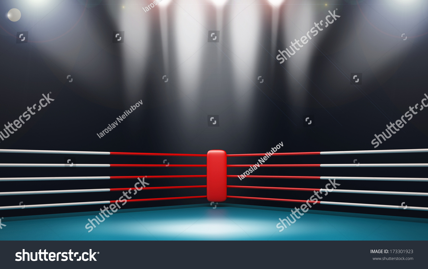 Boxing Ring High Resolution 3d Render Stock Illustration 173301923 ...
