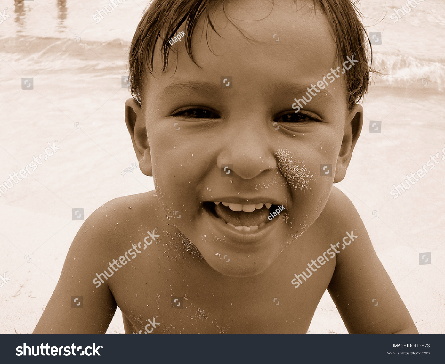 Boy Smiling Into Camera Stock Photo 417878 | Shutterstock