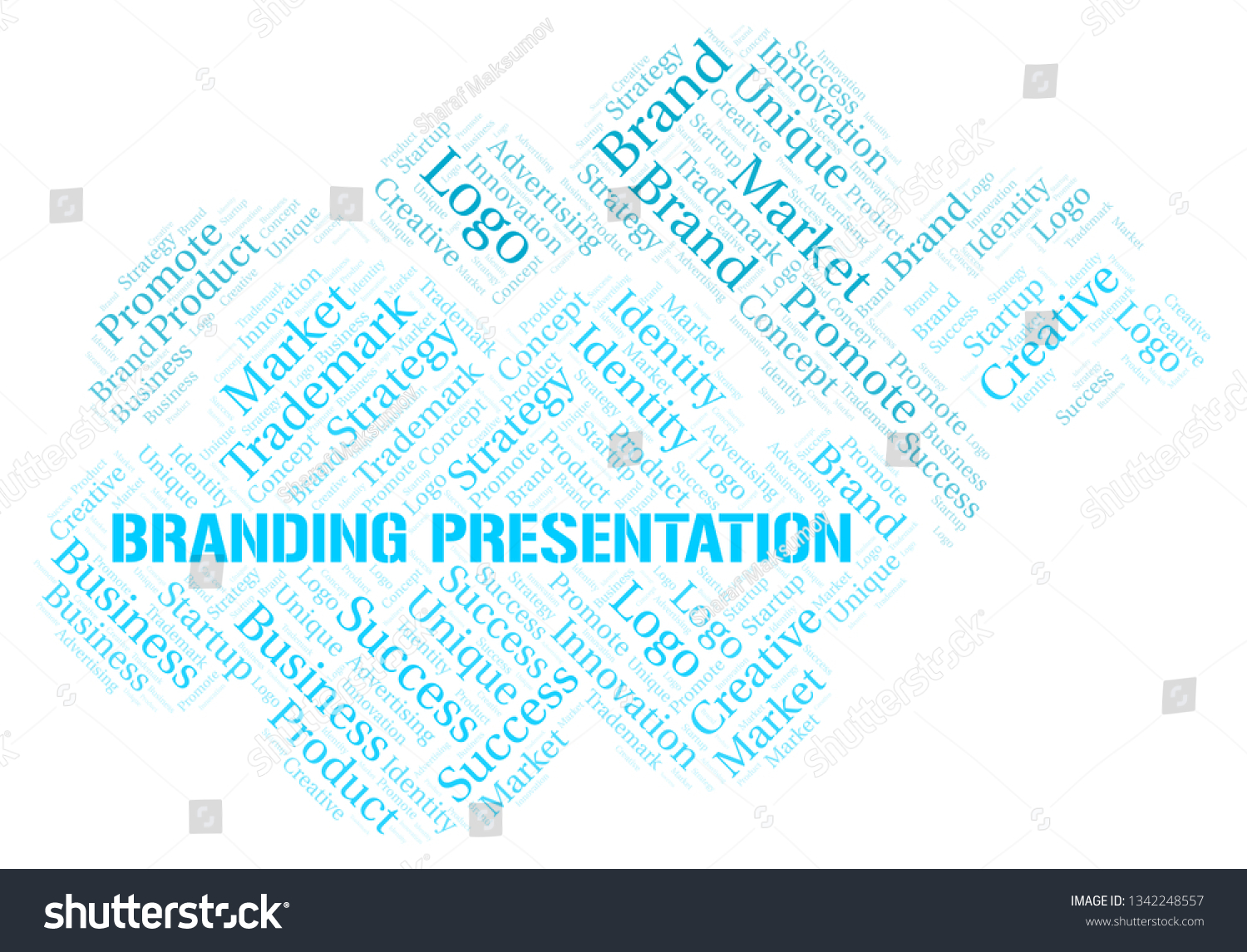 Branding Presentation Word Cloud Stock Illustration 1342248557 ... Branding Presentation Word Cloud Stock Illustration 1342248557 ...