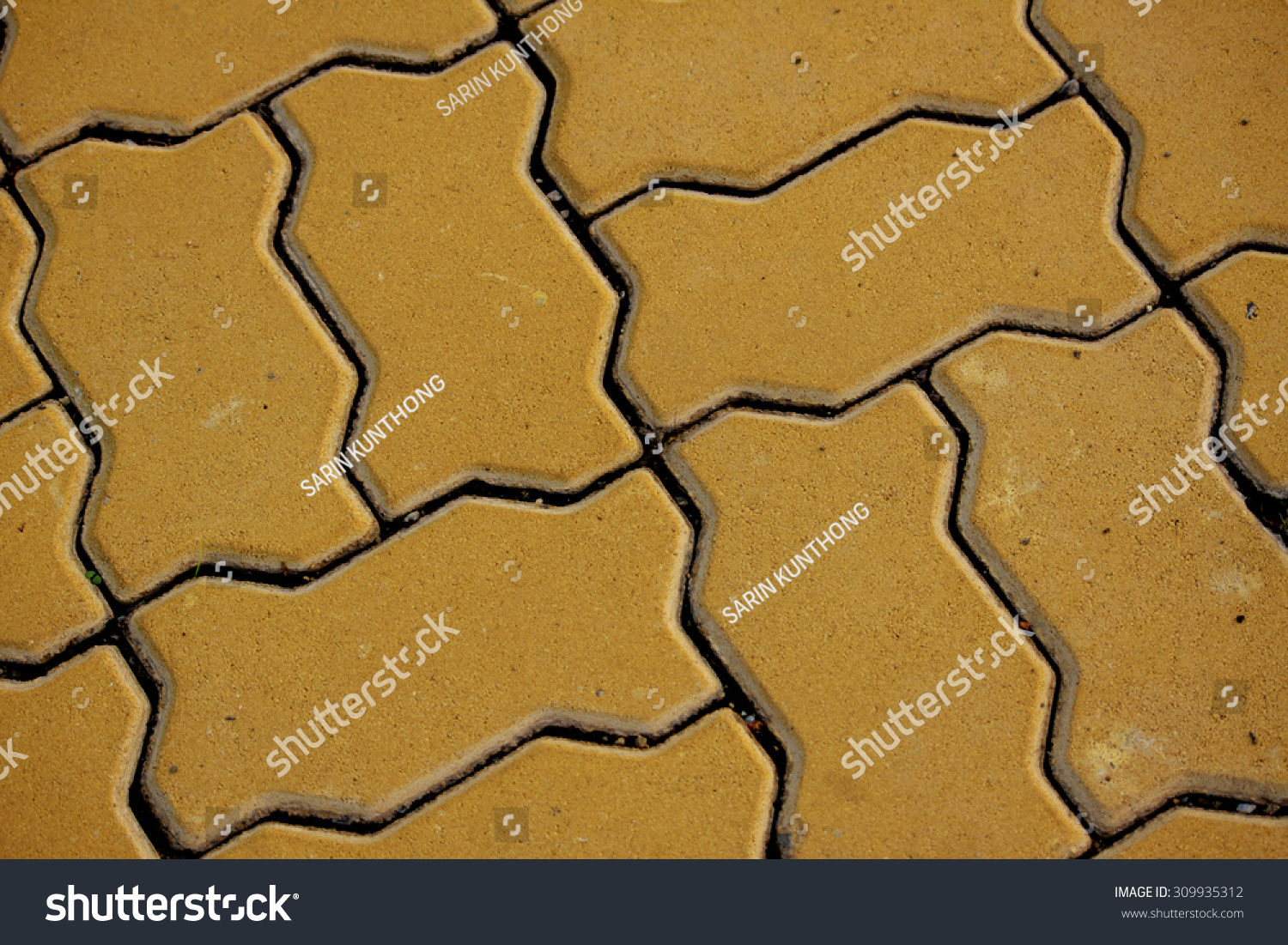 Brick Block Pathway Background Texture Stock Photo 309935312 | Shutterstock