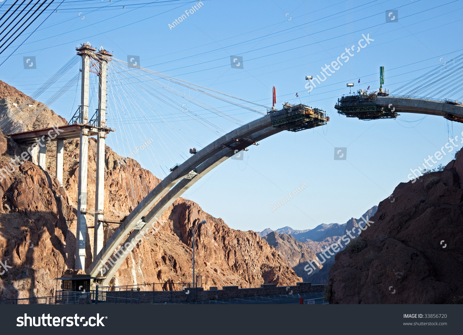 Bridge Span Under Construction Stock Photo (Edit Now) 33856720