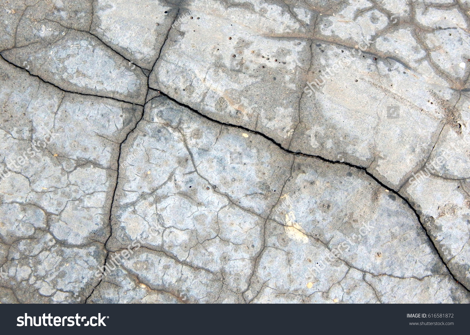 Broken Cemented Floor Texture Background Stock Photo 616581872 ...