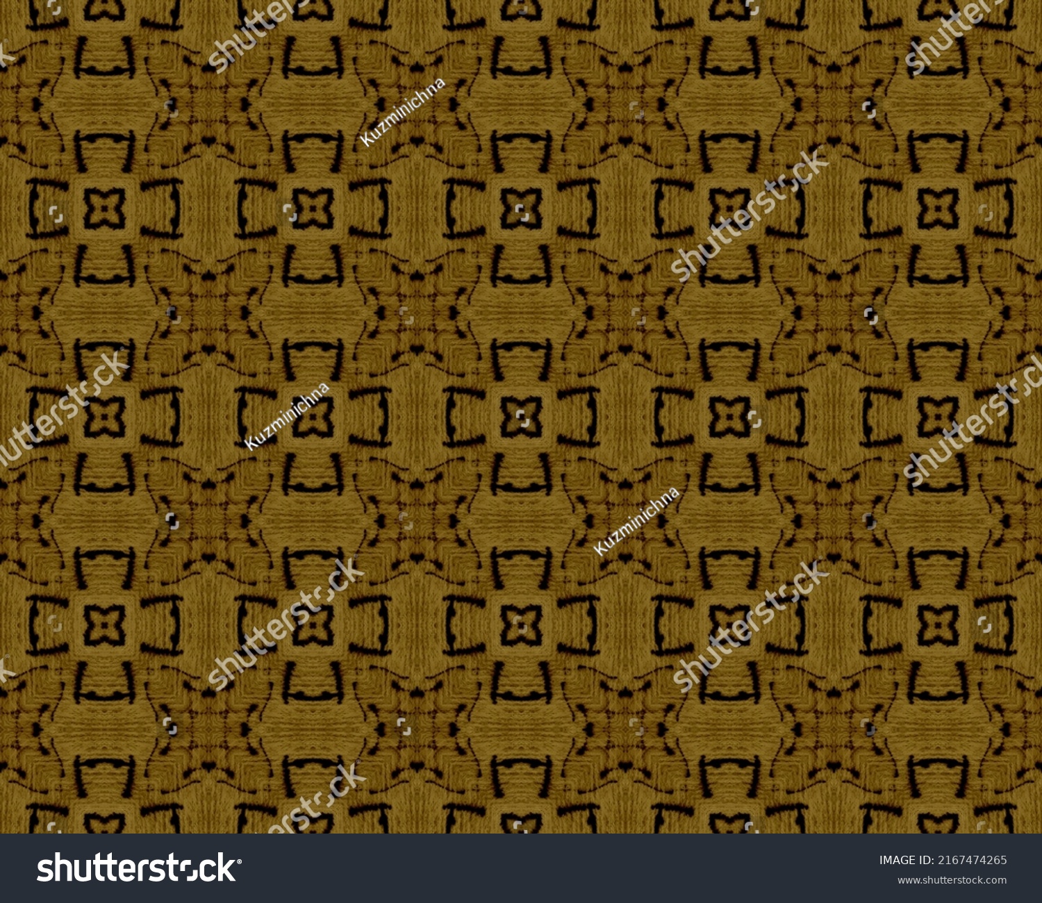 Brown Rustic Pattern Vintage Batik Pattern Stock Illustration ...