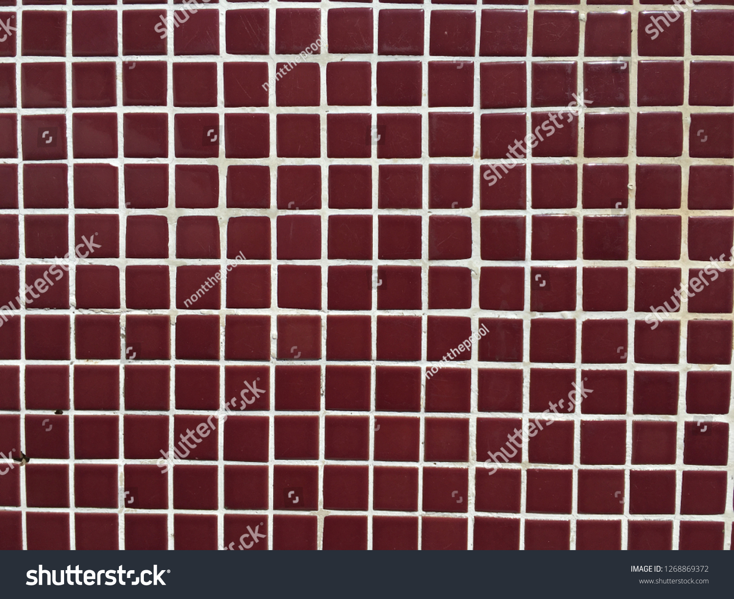 Brown Tile Pattern Wall Texture Stock Photo 1268869372 | Shutterstock