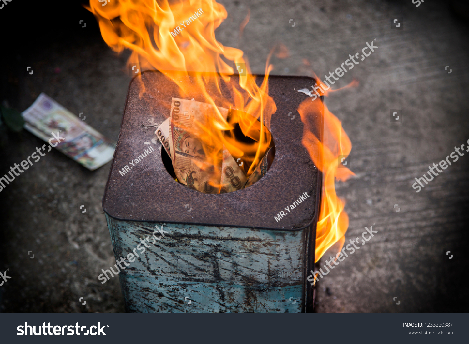 Burning Fake Money Praying God Chinese Stock Photo (Edit Now) 1233220387 Burning Fake Money Praying God Chinese Stock Photo (Edit Now) 1233220387