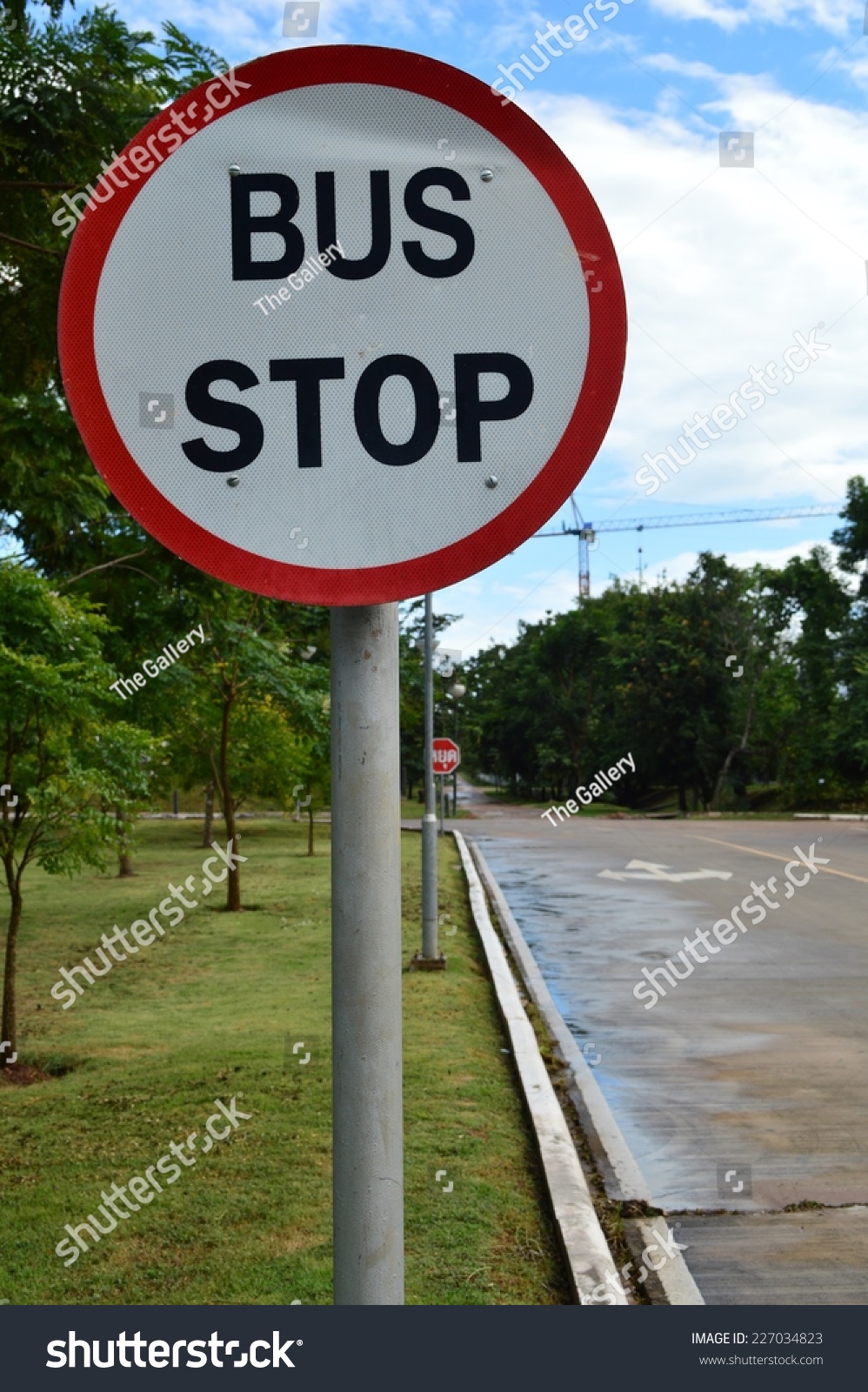 Bus Stop Stock Photo (Edit Now) 227034823