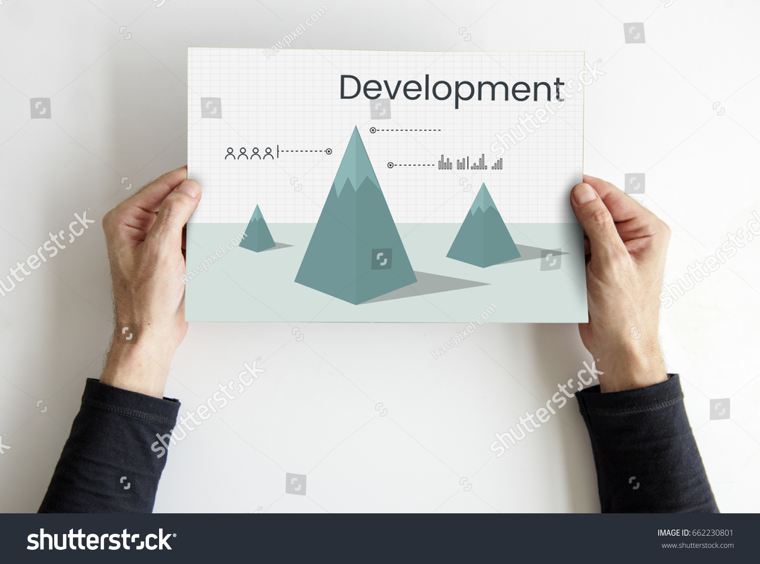 Business Development Graph Plan Stock Photo 662230801 | Shutterstock