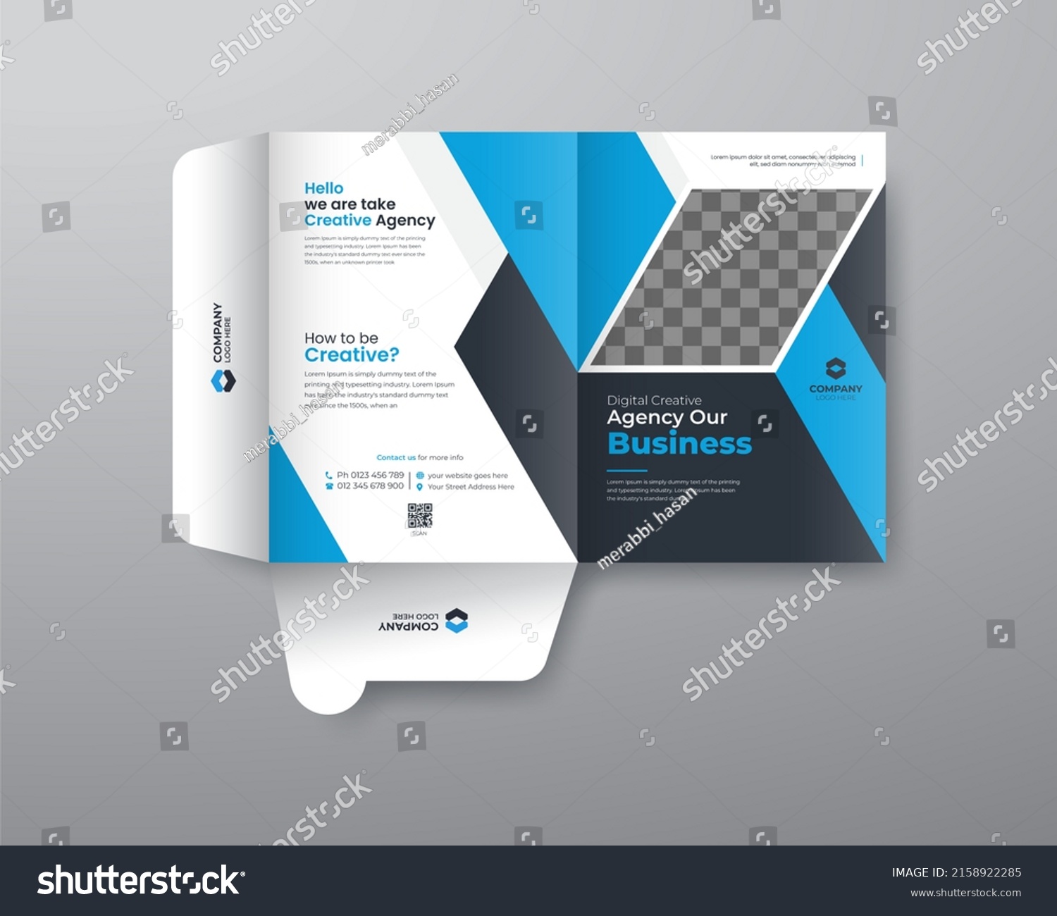 Business Presentation Folder Files Presentation Folder Stock ...