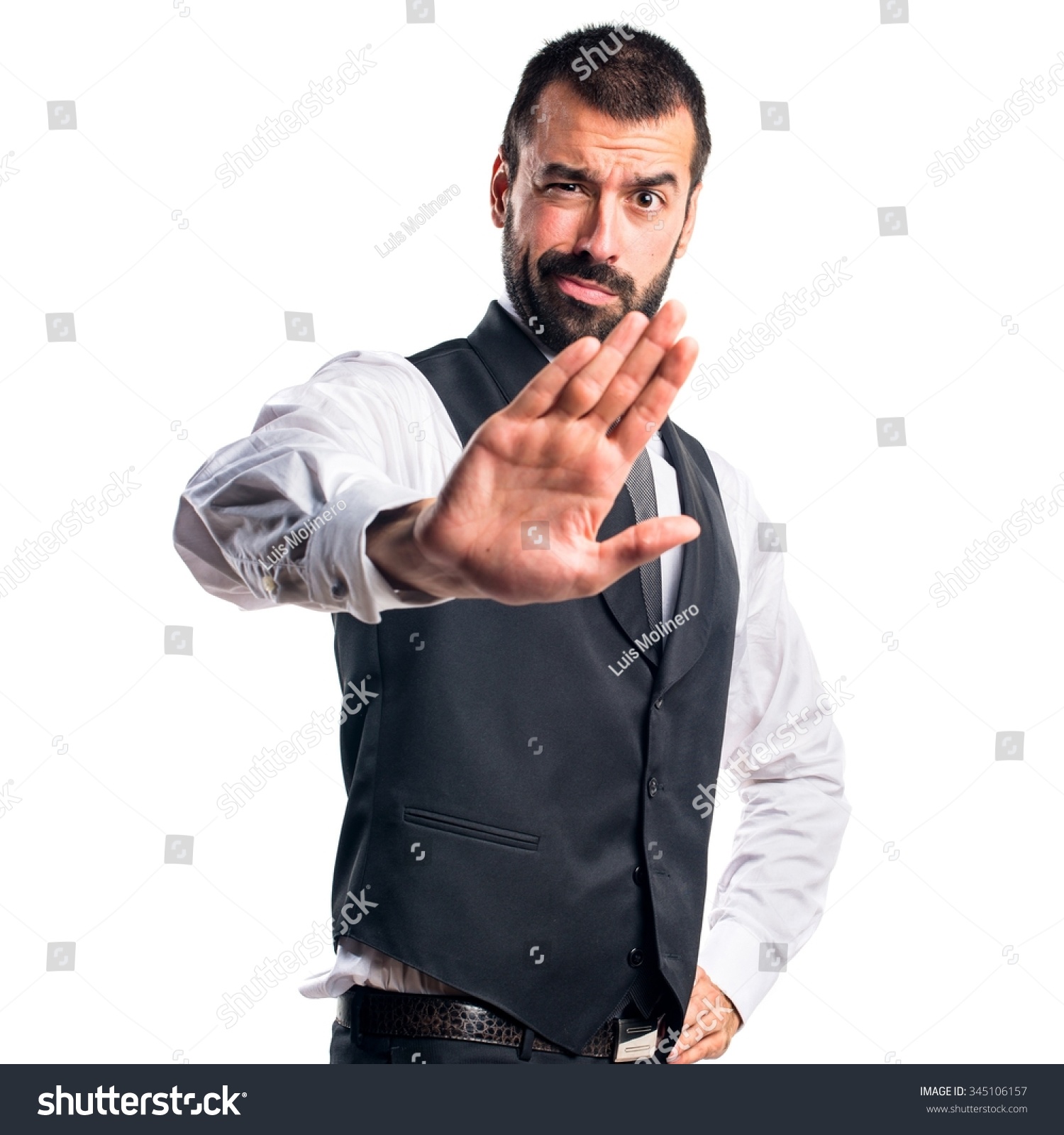 Businessman Making Stop Sign Stock Photo 345106157 | Shutterstock Businessman Making Stop Sign Stock Photo 345106157 | Shutterstock