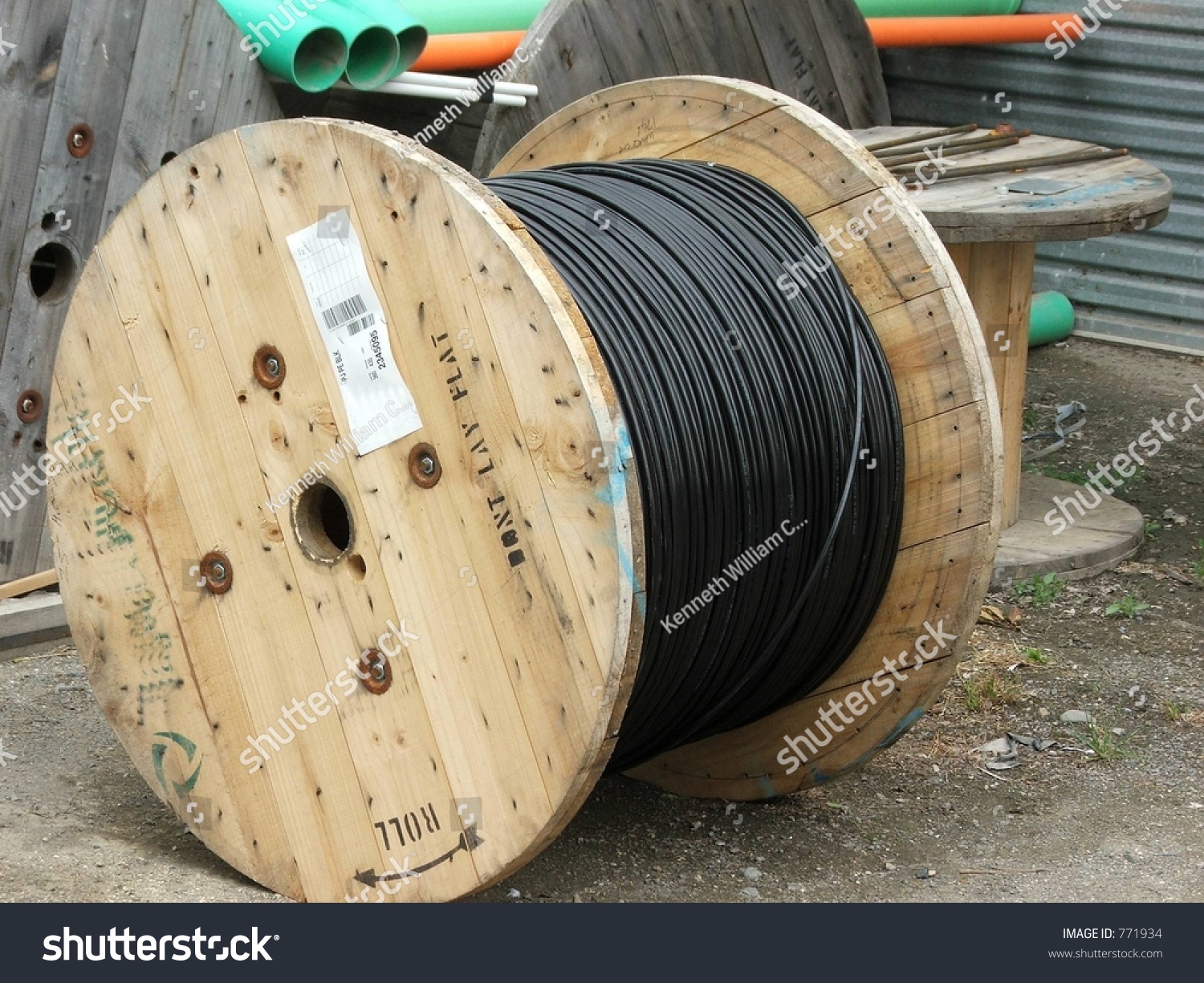 Cable Drum Stock Photo 771934 - Shutterstock