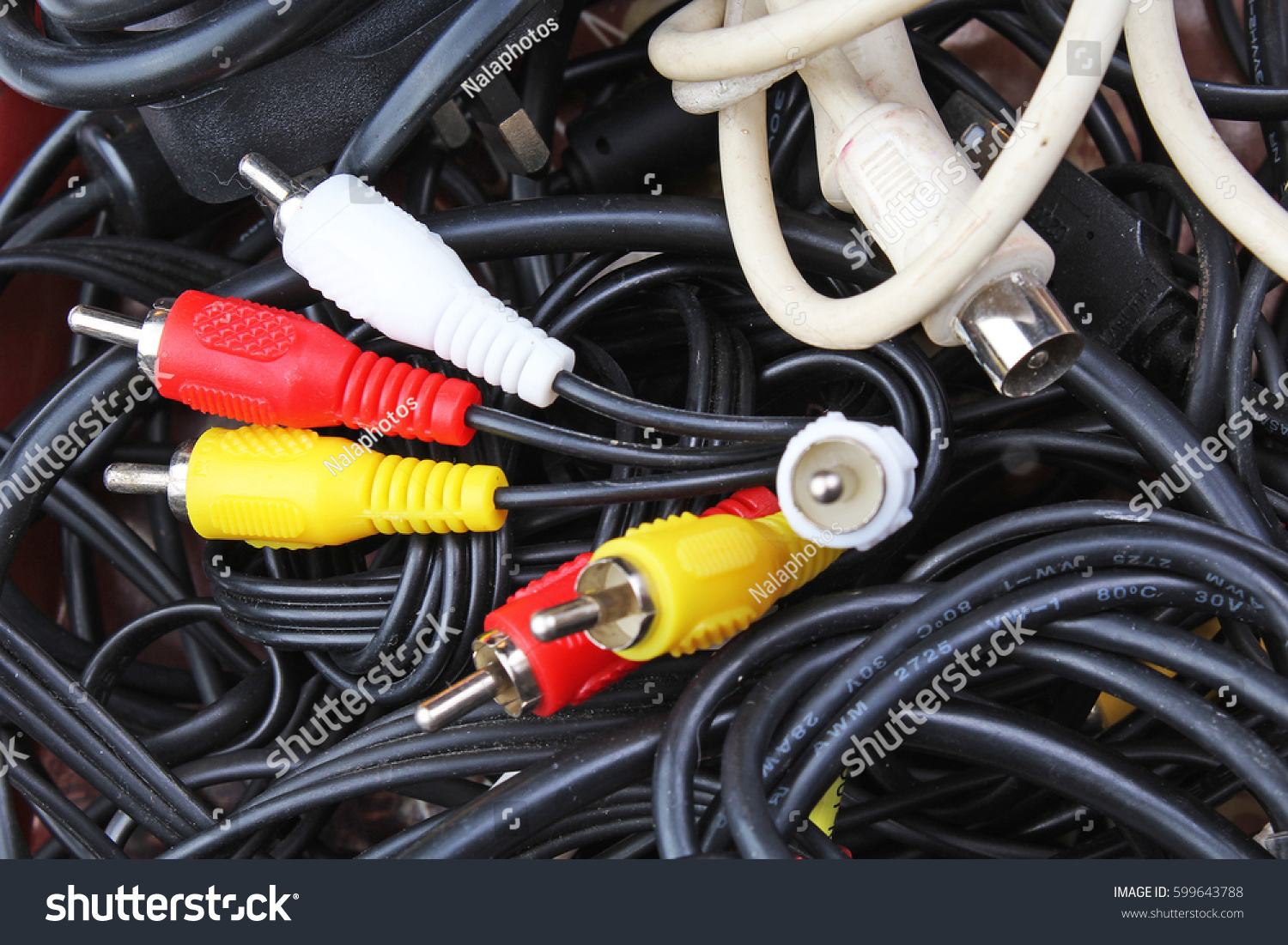 Cable Texture Cables Background Stock Photo 599643788 | Shutterstock
