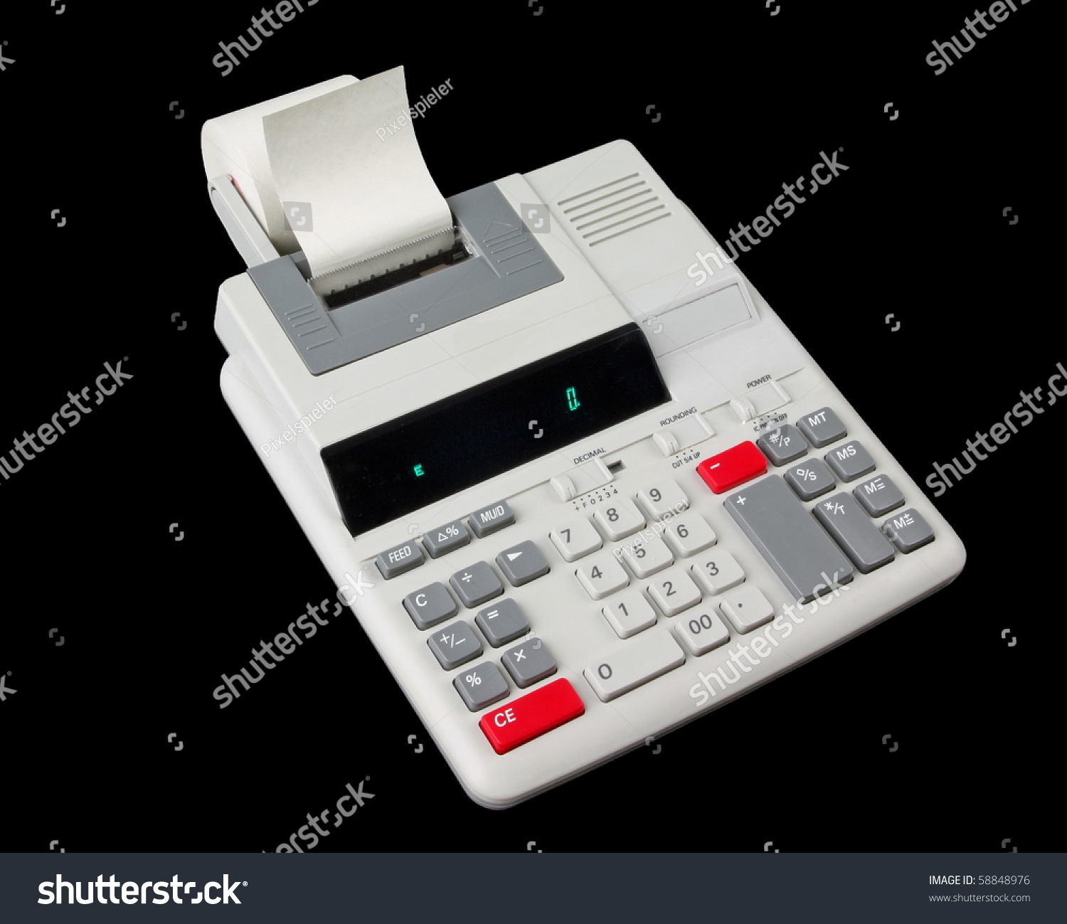 Calculating Machine Stock Photo 58848976 | Shutterstock