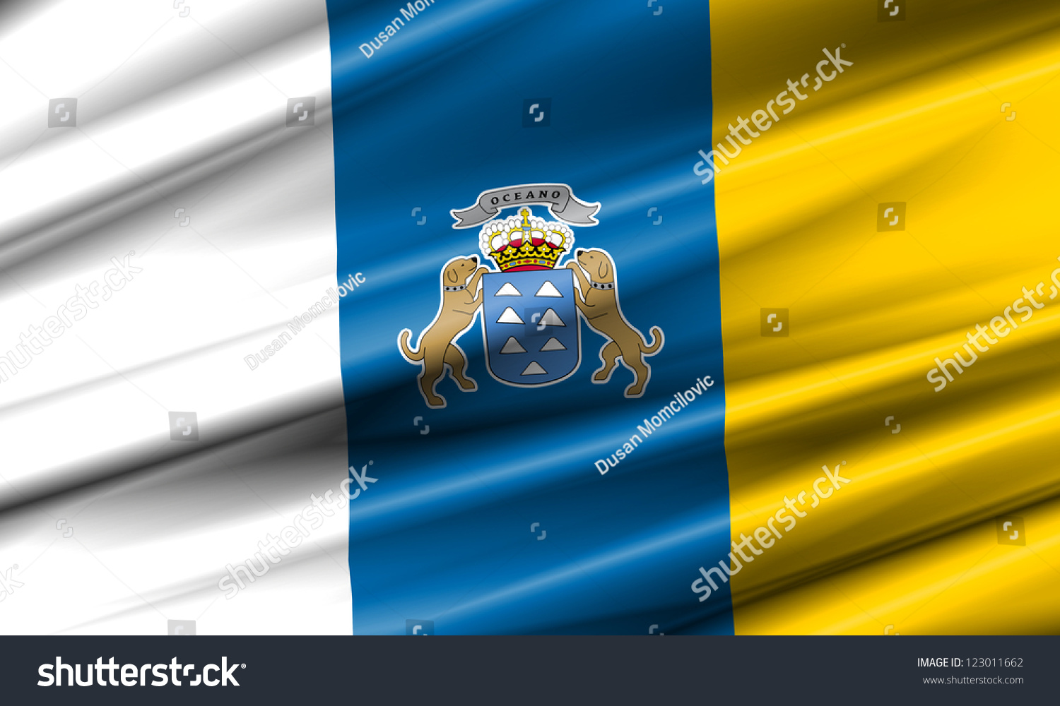 Canary Islands Waving Flag Stock Illustration 123011662 | Shutterstock Canary Islands Waving Flag Stock Illustration 123011662 | Shutterstock