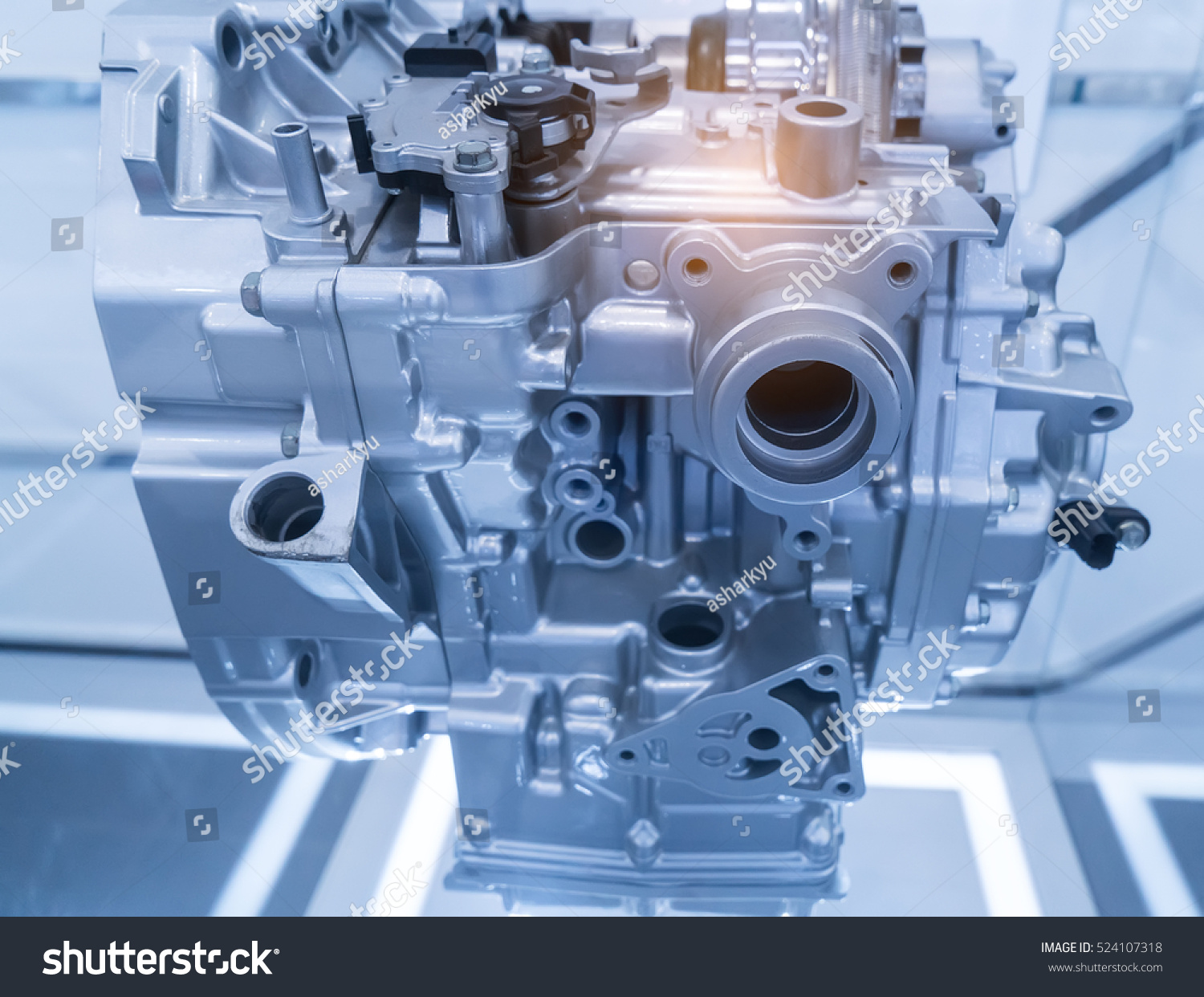 Car Engine Section Stock Photo 524107318 | Shutterstock