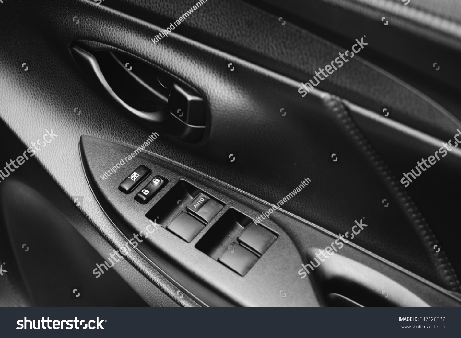 Car Interior Window Control Panel Stock Photo 347120327 | Shutterstock