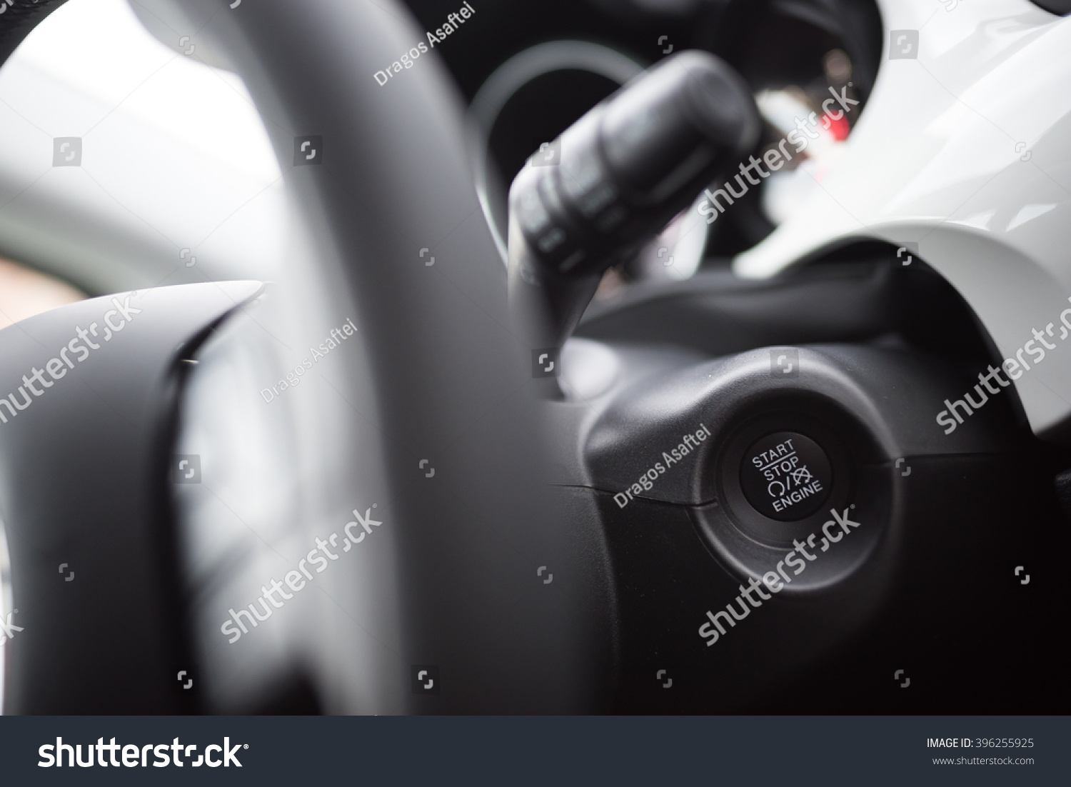 Car Start Stop Engine System Button Stock Photo 396255925 | Shutterstock