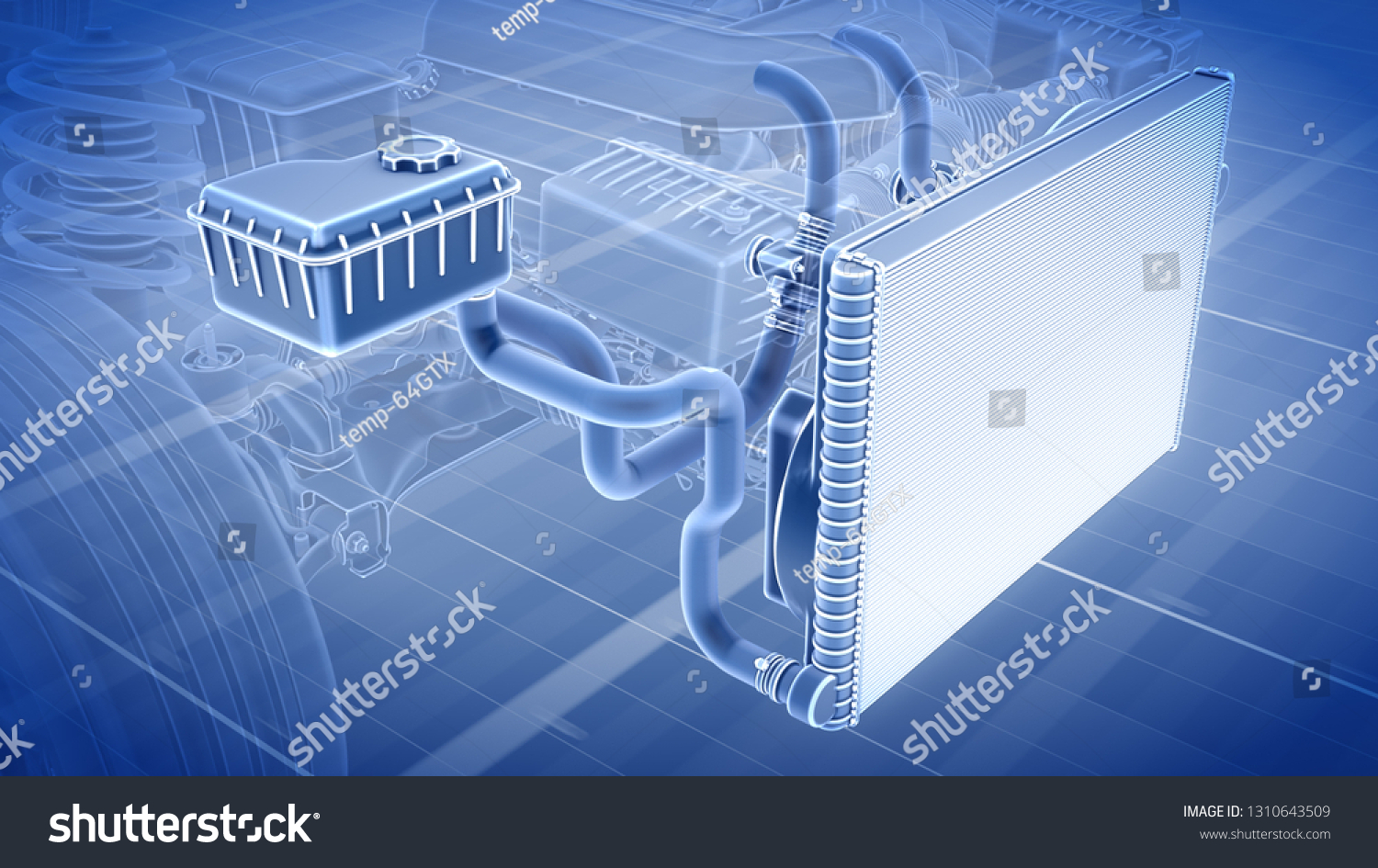 772 Car engine cooling system Stock Illustrations, Images & Vectors ...