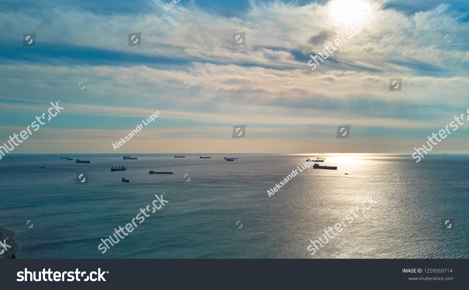 Cargo Ship Stranded Stock Photo 1259569714 | Shutterstock