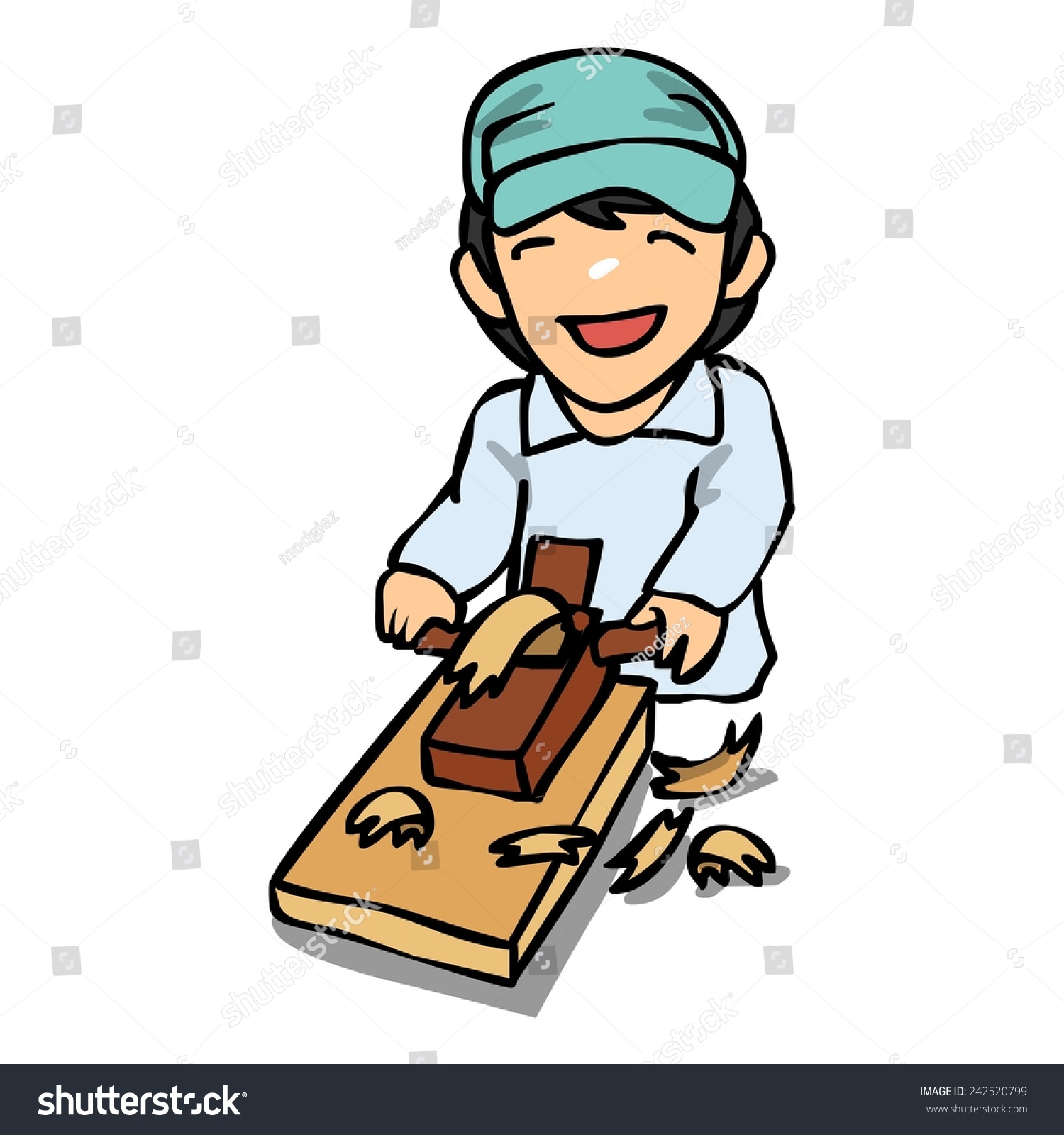 Carpenter Stock Illustration 242520799 | Shutterstock