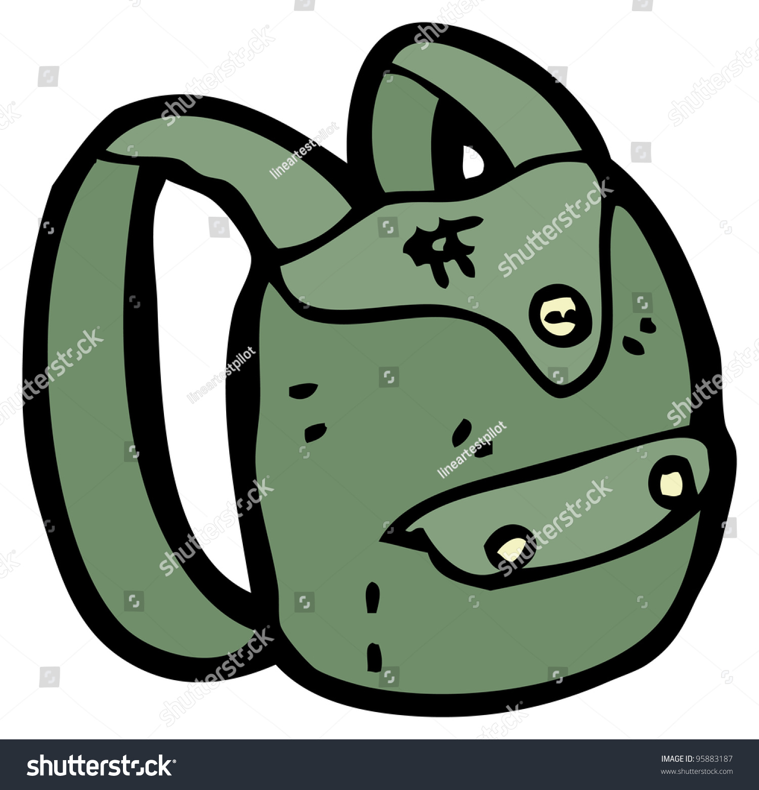 Cartoon Backpack Stock Illustration 95883187 - Shutterstock