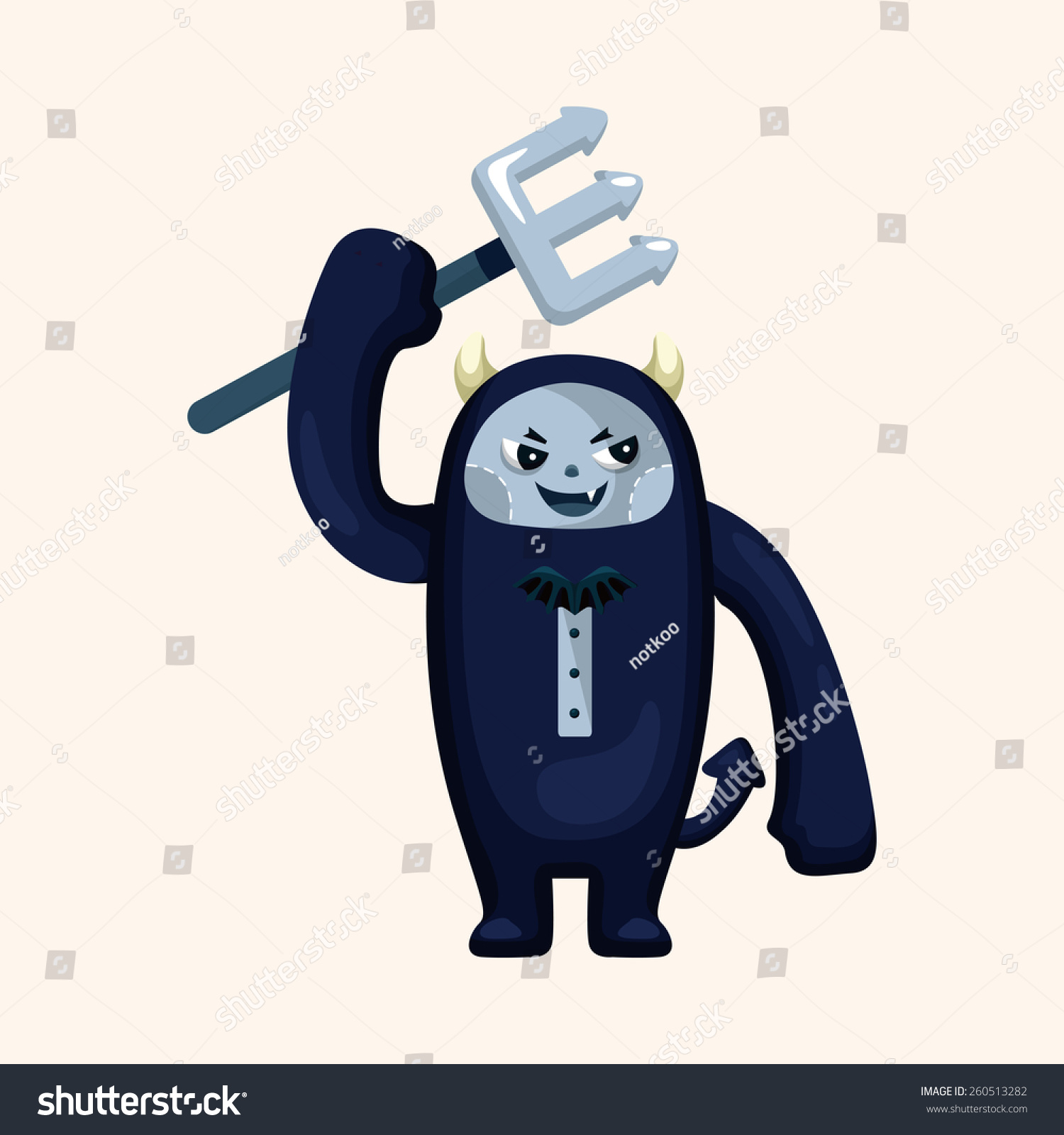 Cartoon Devil 스톡 일러스트 260513282 | Shutterstock
