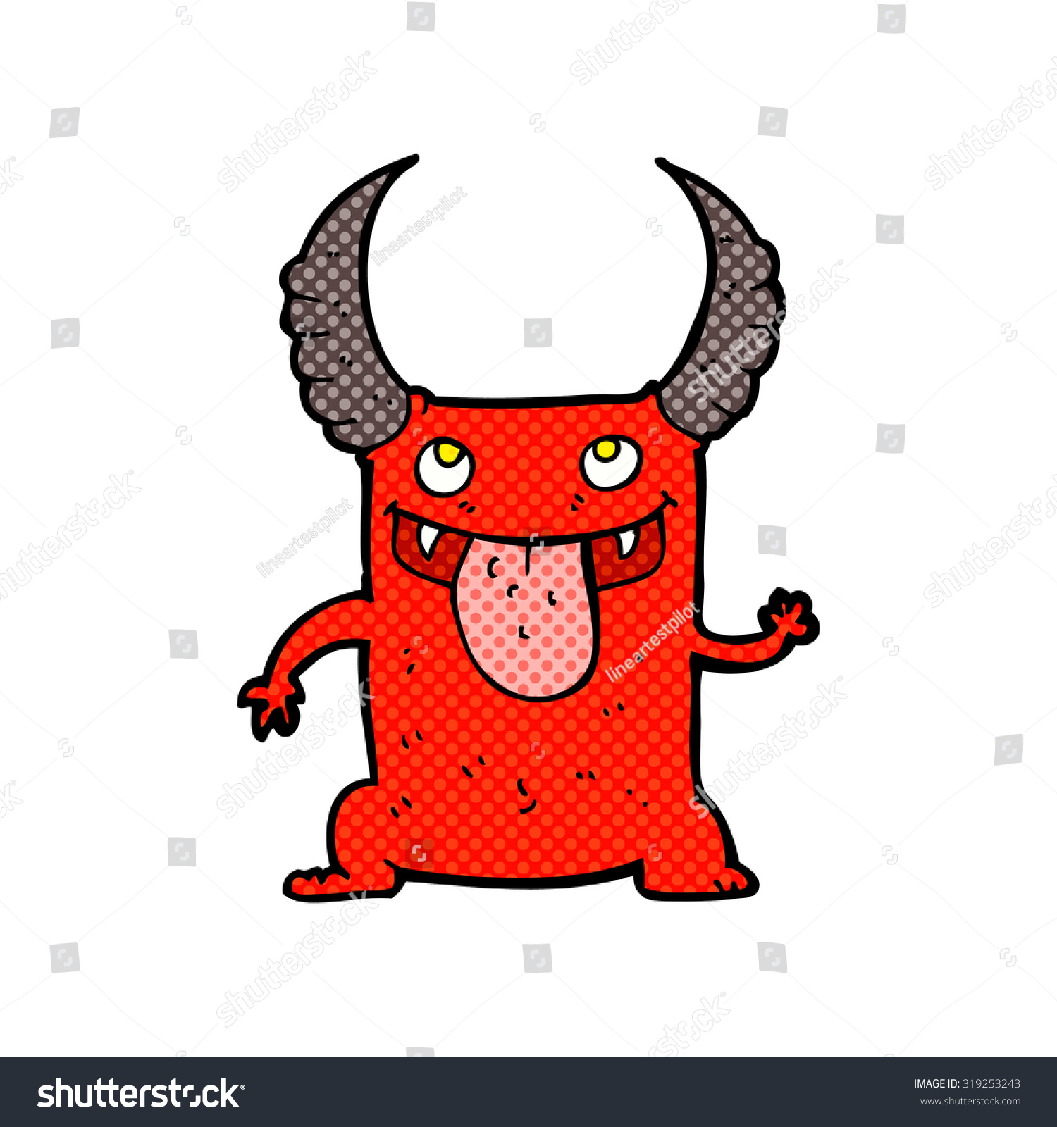 Cartoon Devil Stock Illustration 319253243 | Shutterstock