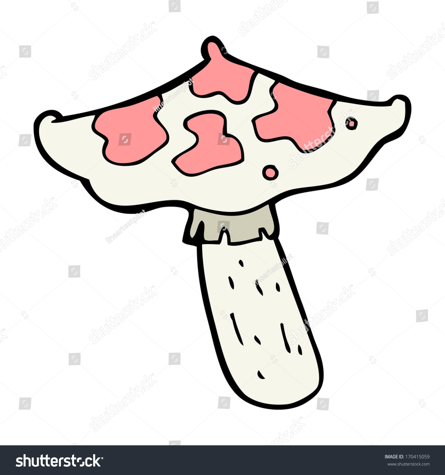 Cartoon Toadstool Stock Illustration 170415059 | Shutterstock