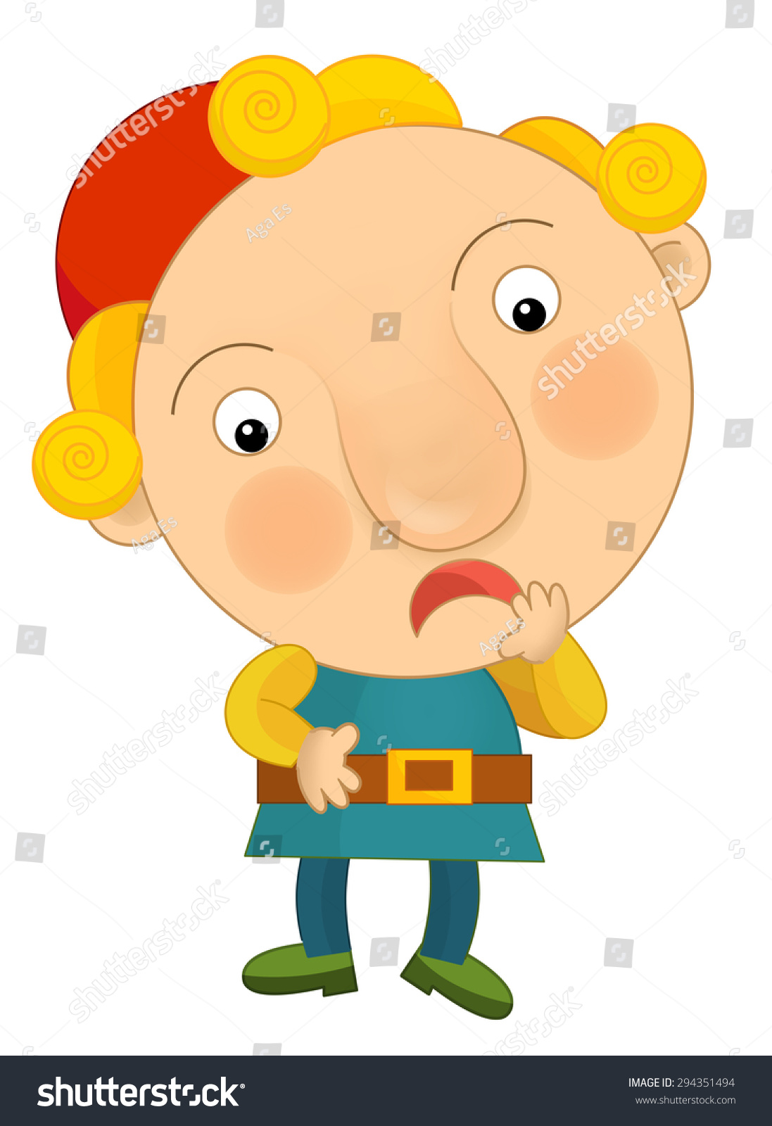 Cartoon Young Medieval Servant Illustration Children Stock Illustration ... Cartoon Young Medieval Servant Illustration Children Stock Illustration ...