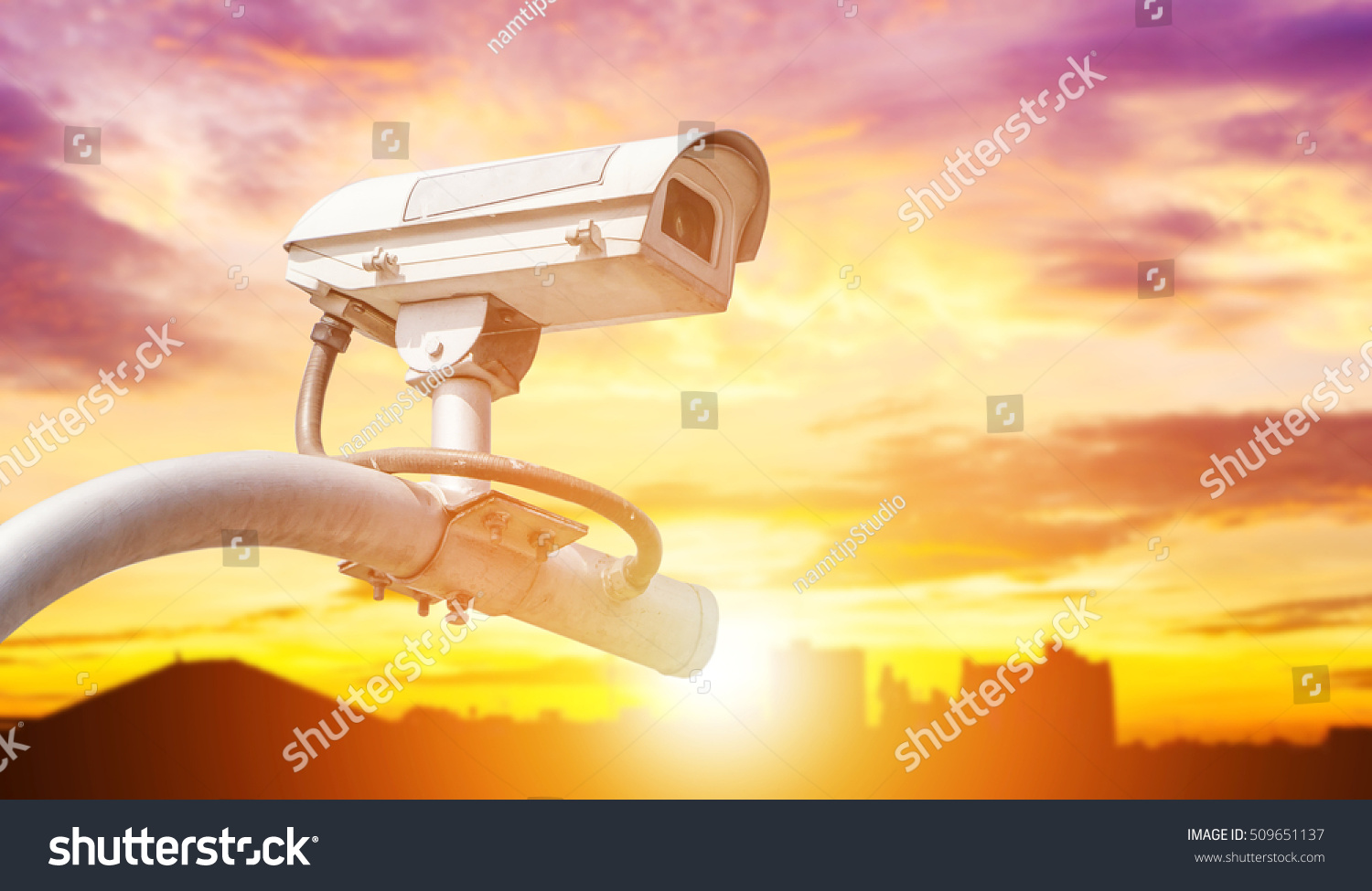 Cctv Camera Stock Photo (Edit Now) 509651137