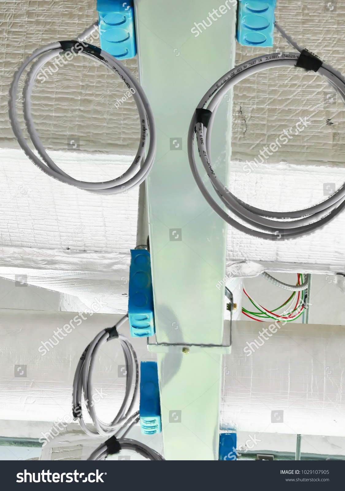Ceiling Mounted Cable Stock Photo 1029107905 | Shutterstock