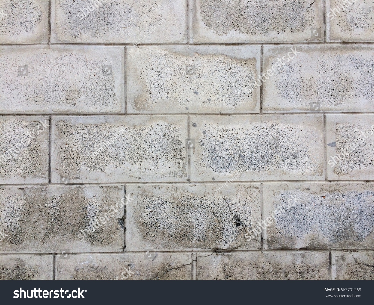 Cement Block Wall Texture Pattern Backdrop Stock Photo (Edit Now) 667701268