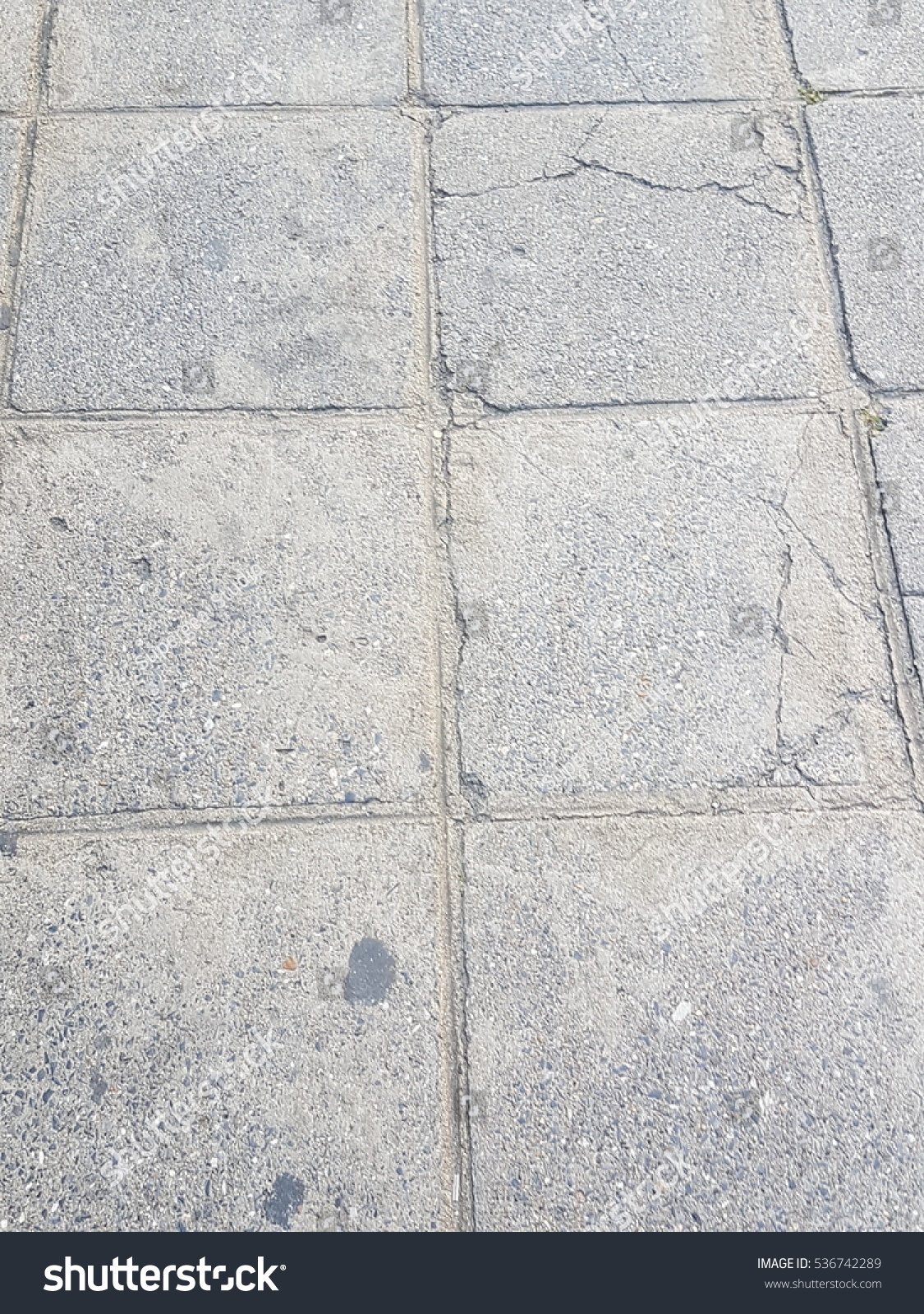 Cement Brick Pathway Texture Pattern Background Stock Photo 536742289 ...