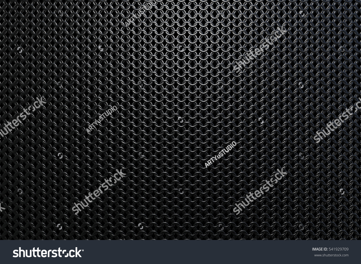 Chain Armor Metallic Pattern Texture Background Stock Illustration ...