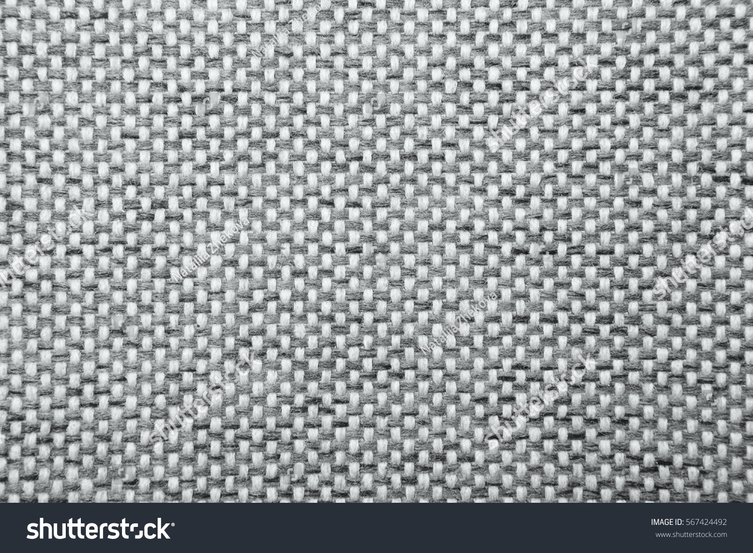 Checkered Rough Fabric Texture Pattern Background Stock Photo 567424492 ...