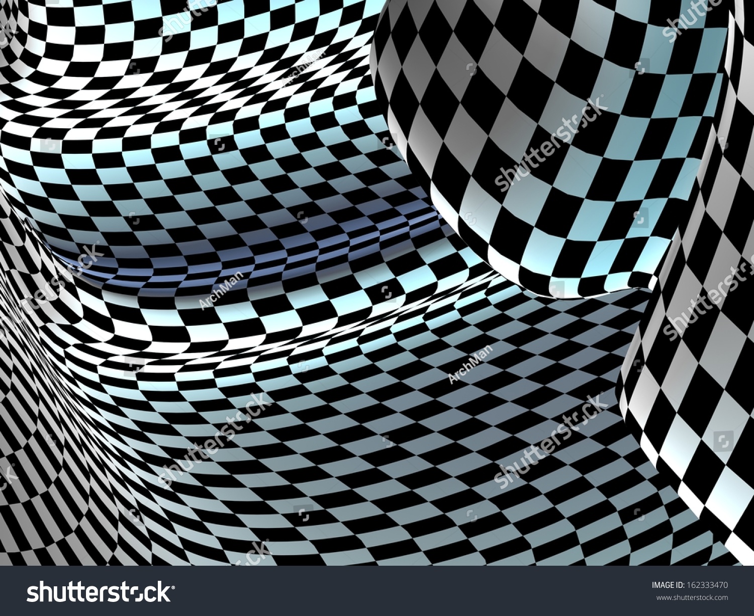Checkered Texture 3d Background Stock Illustration 162333470 | Shutterstock