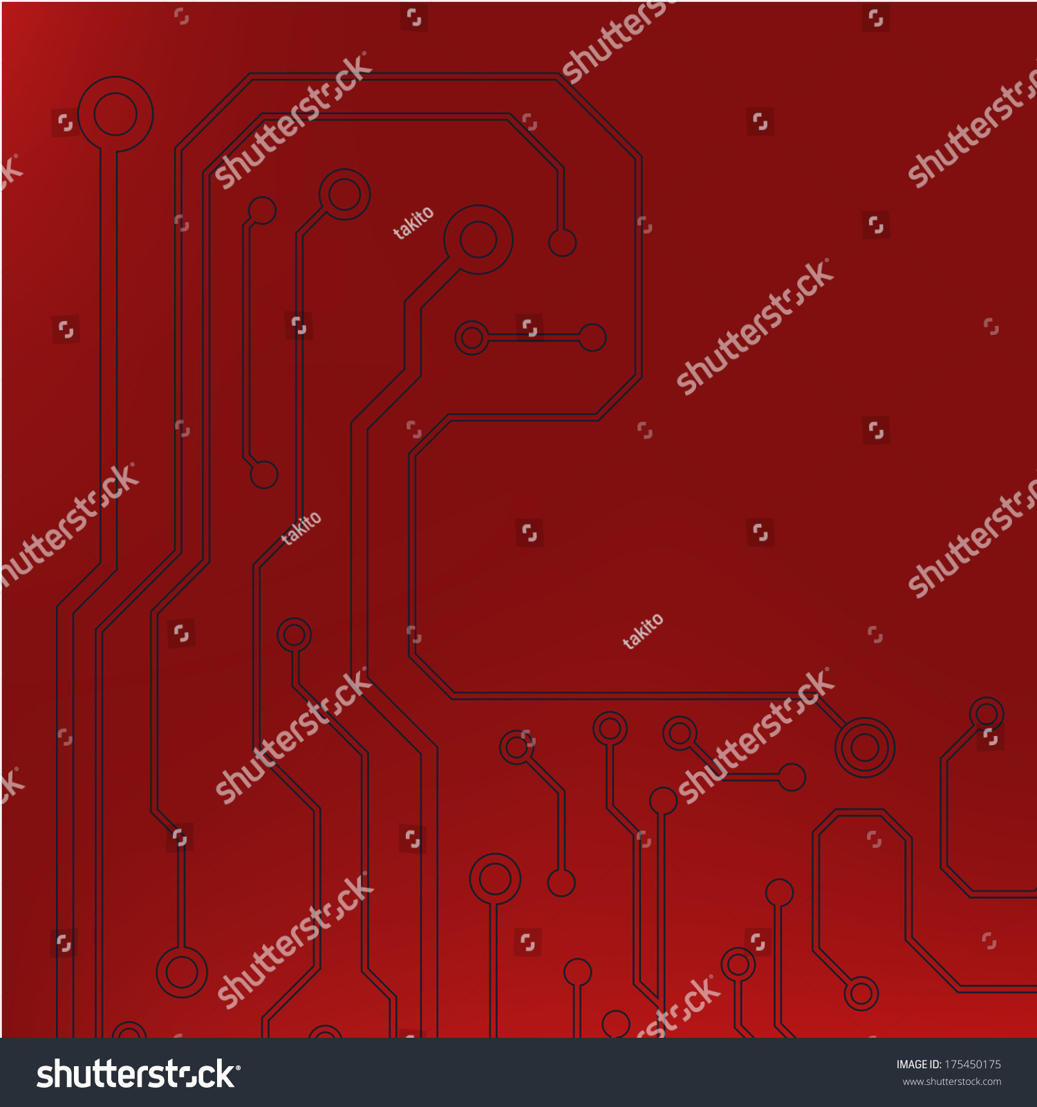 Circuit Board Background Bitmap Stock Illustration 175450175 | Shutterstock