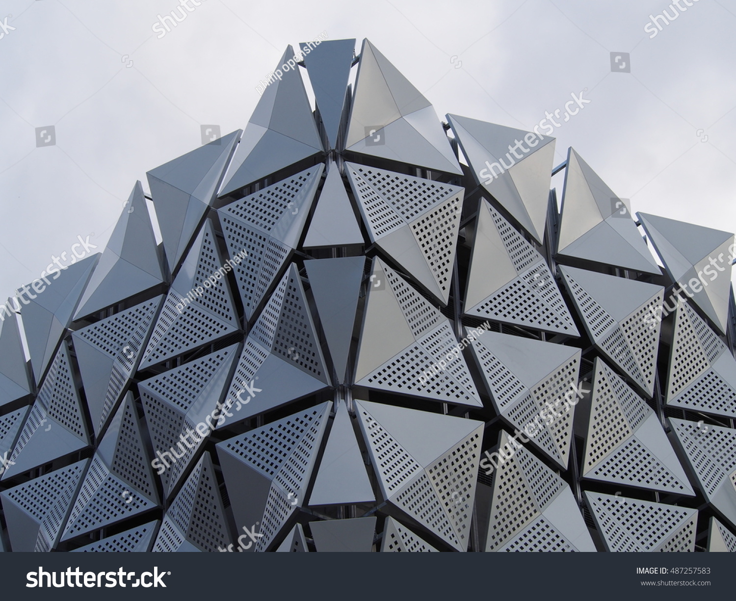 Cladding On Building Stock Photo 487257583 | Shutterstock