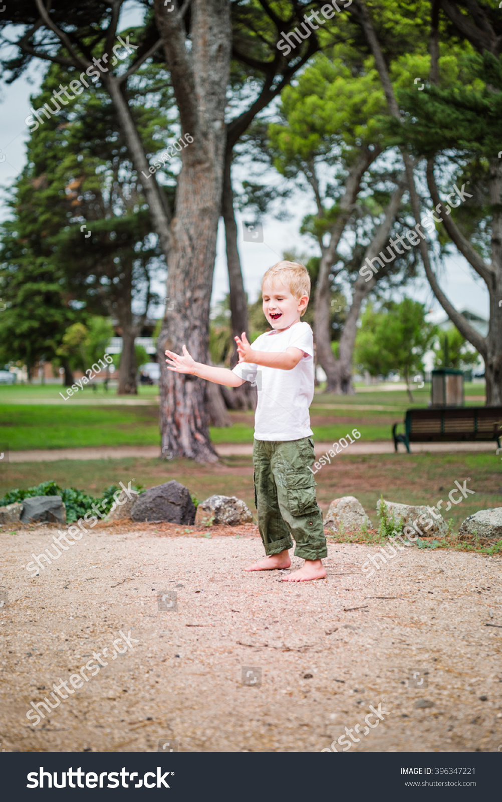 Clapping Boy Stock Photo (Edit Now) 396347221