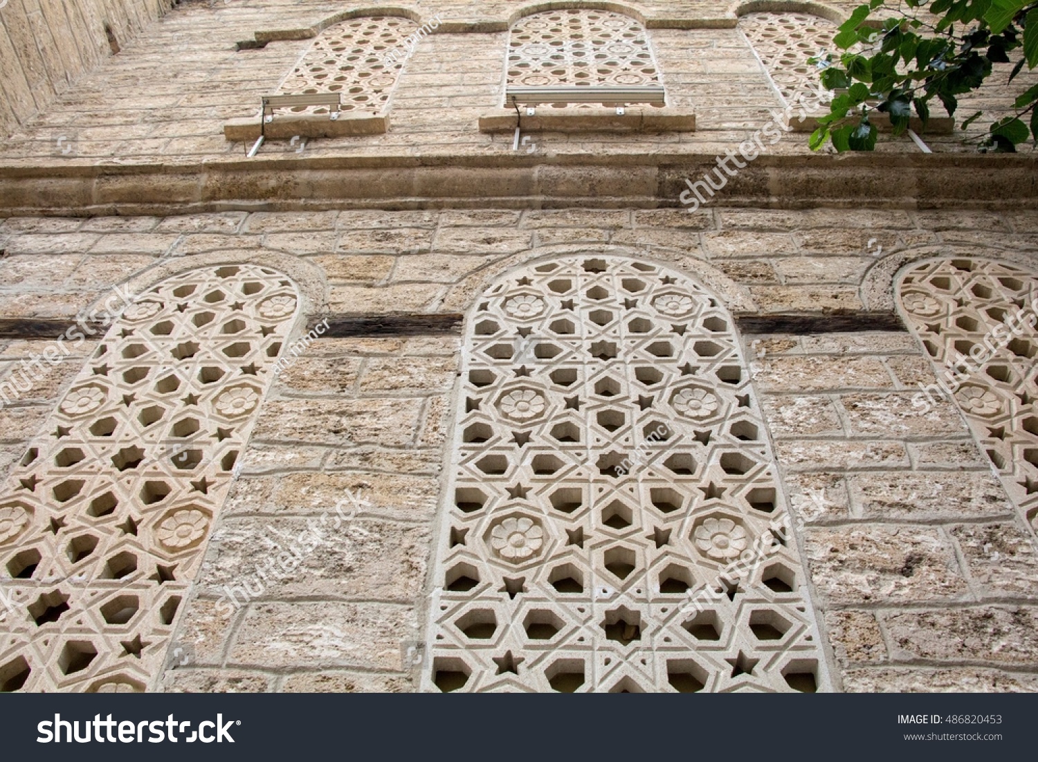 Classic Facade Eastern Architecture Stock Photo 486820453 | Shutterstock