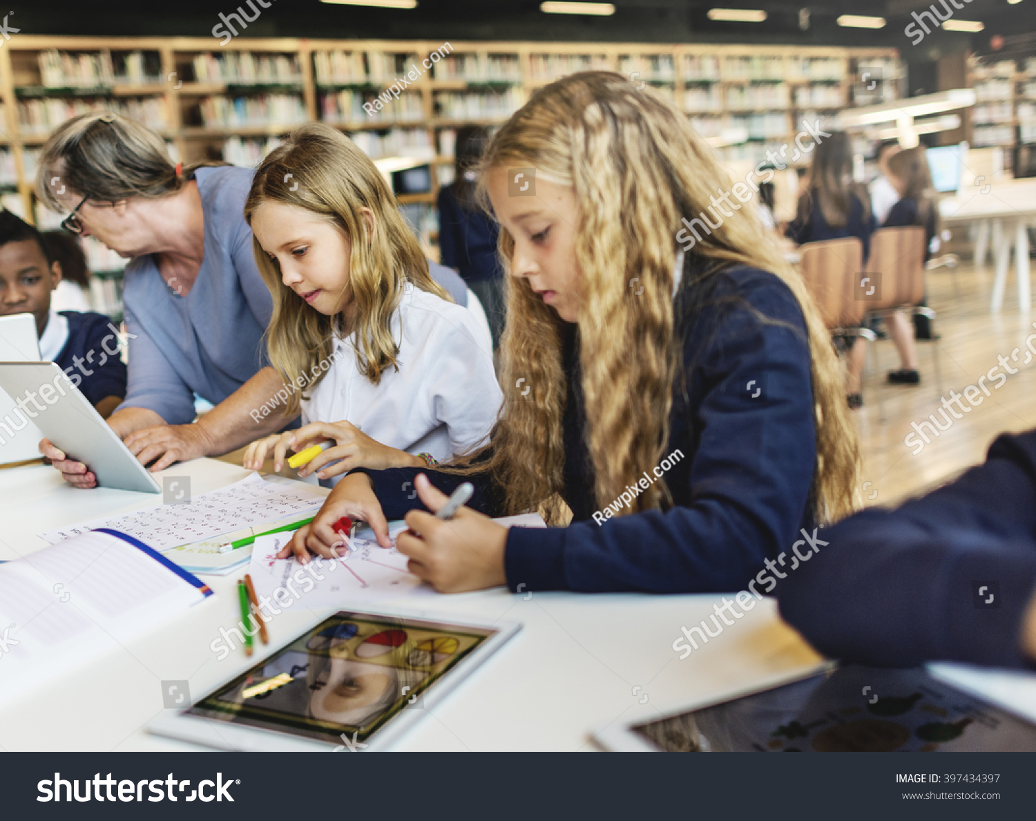 Classroom Learning Mathematics Students Study Concept Stock Photo ...