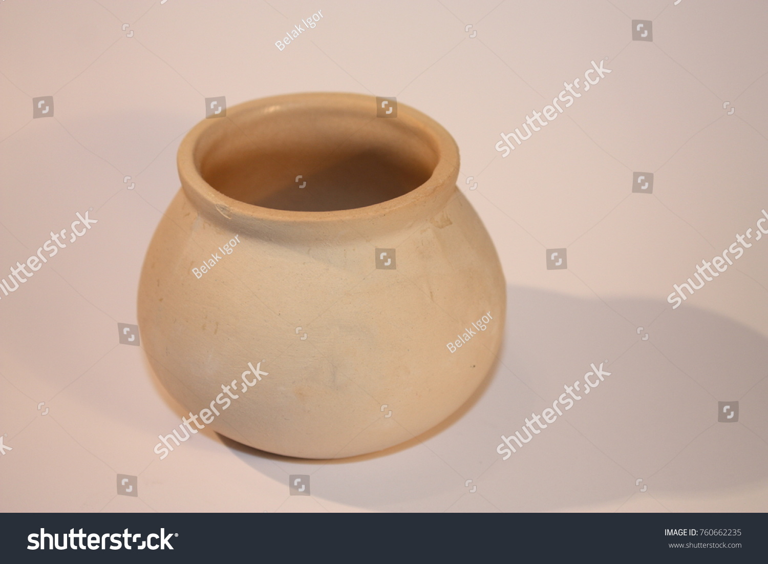 Clay Pot Empty Stock Photo (Edit Now) 760662235